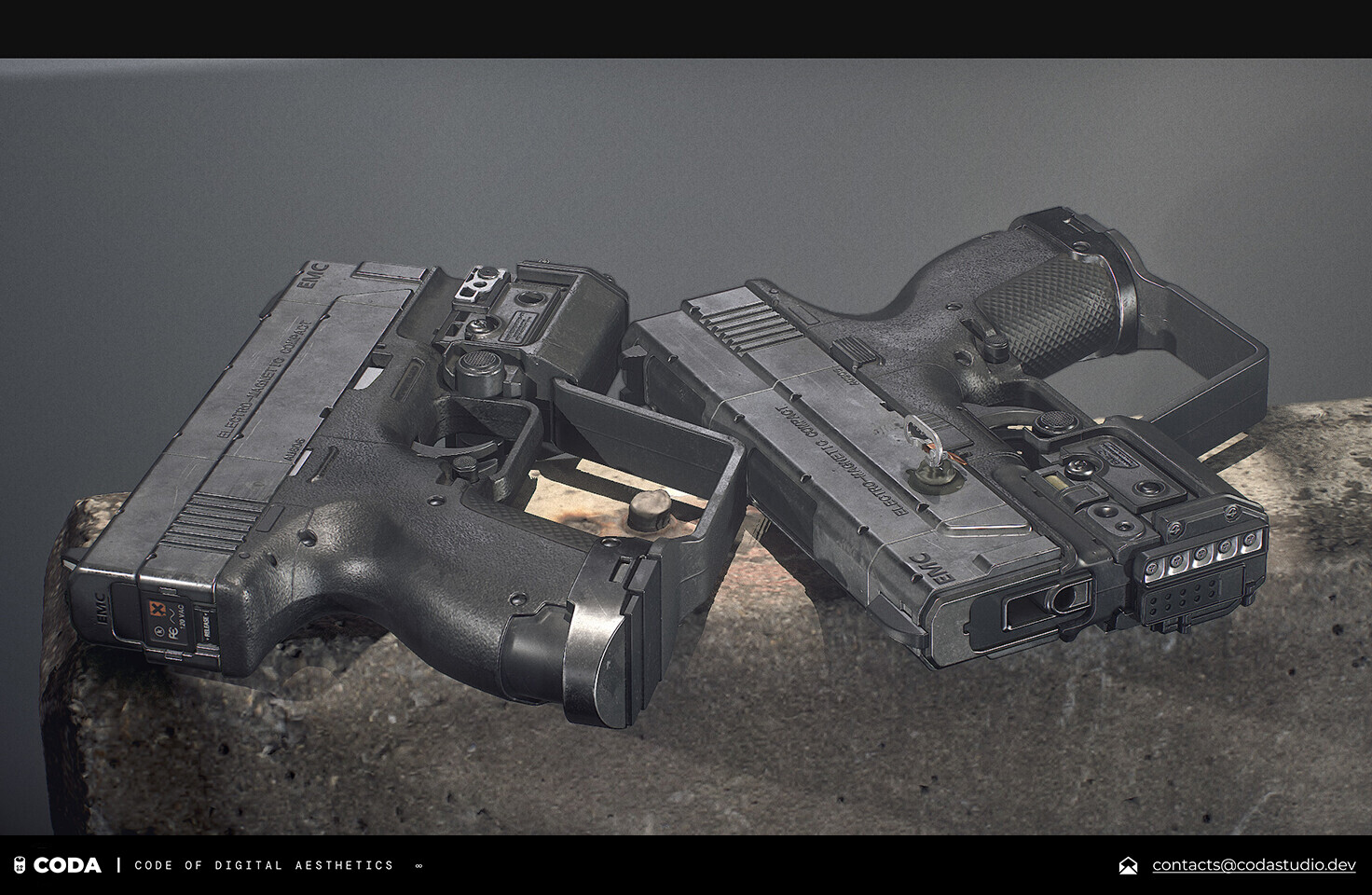 CODA Sci-Fi Art - EMC ingame model. Non commercial.