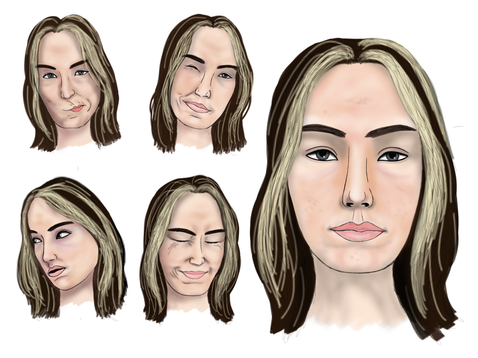 ArtStation - Facial Expressions