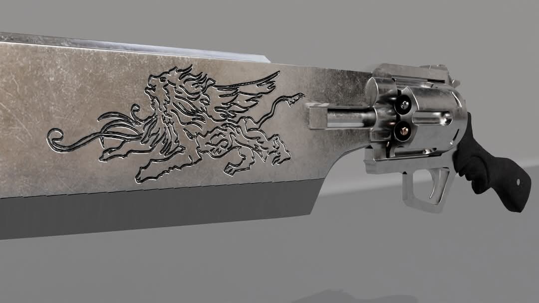 ArtStation - Final Fantasy VIII Squall's Gunblade