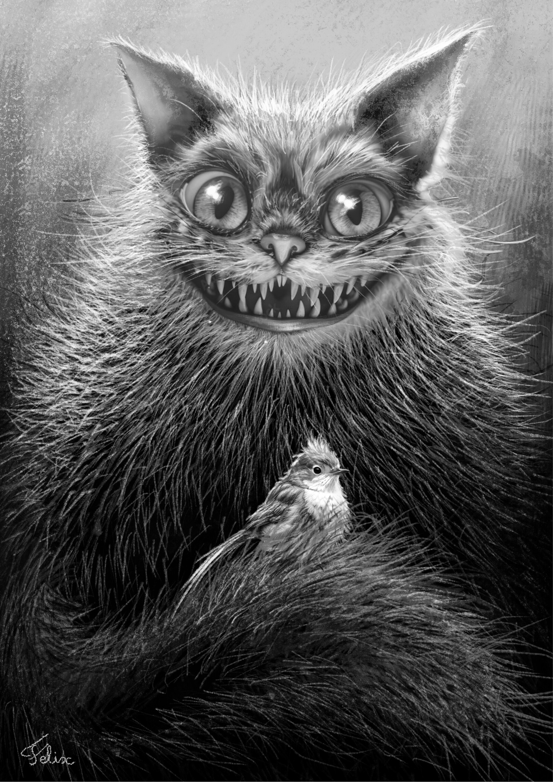 ArtStation - Le dessin du jour : Le chat