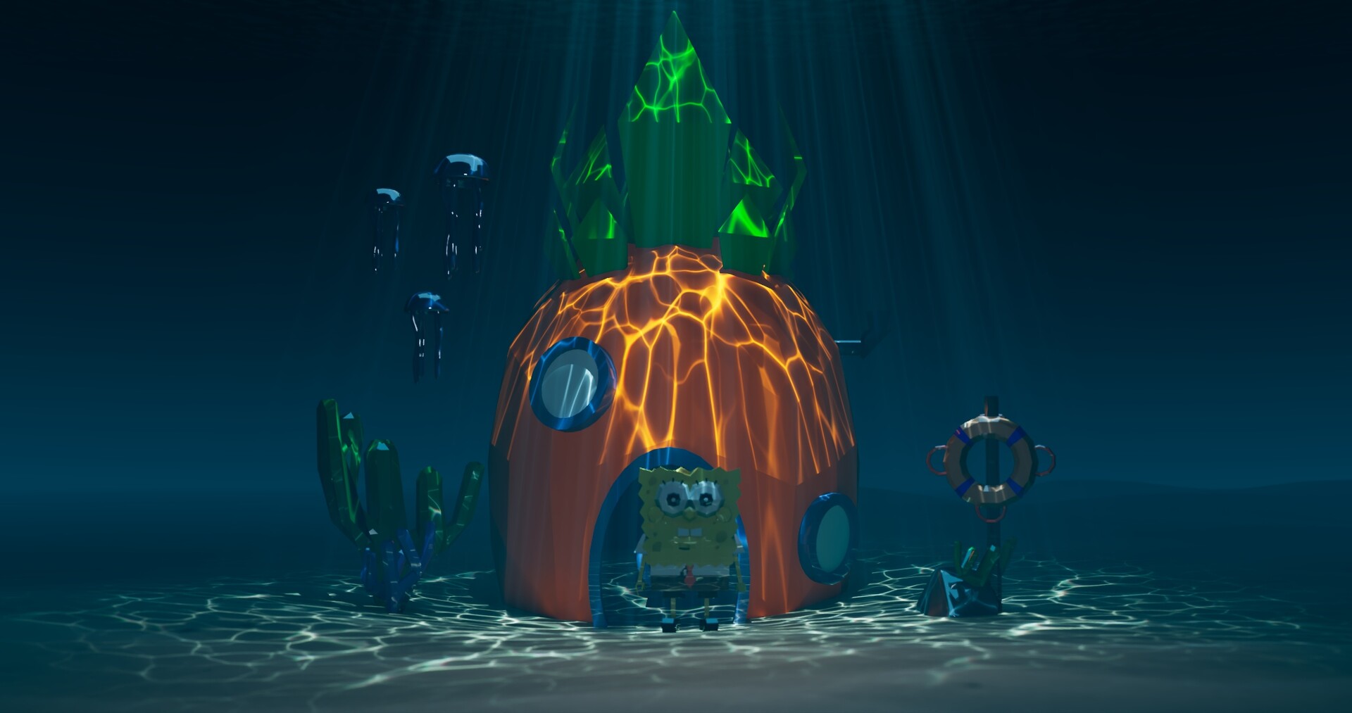 ArtStation - Spongebob Exterior Scene