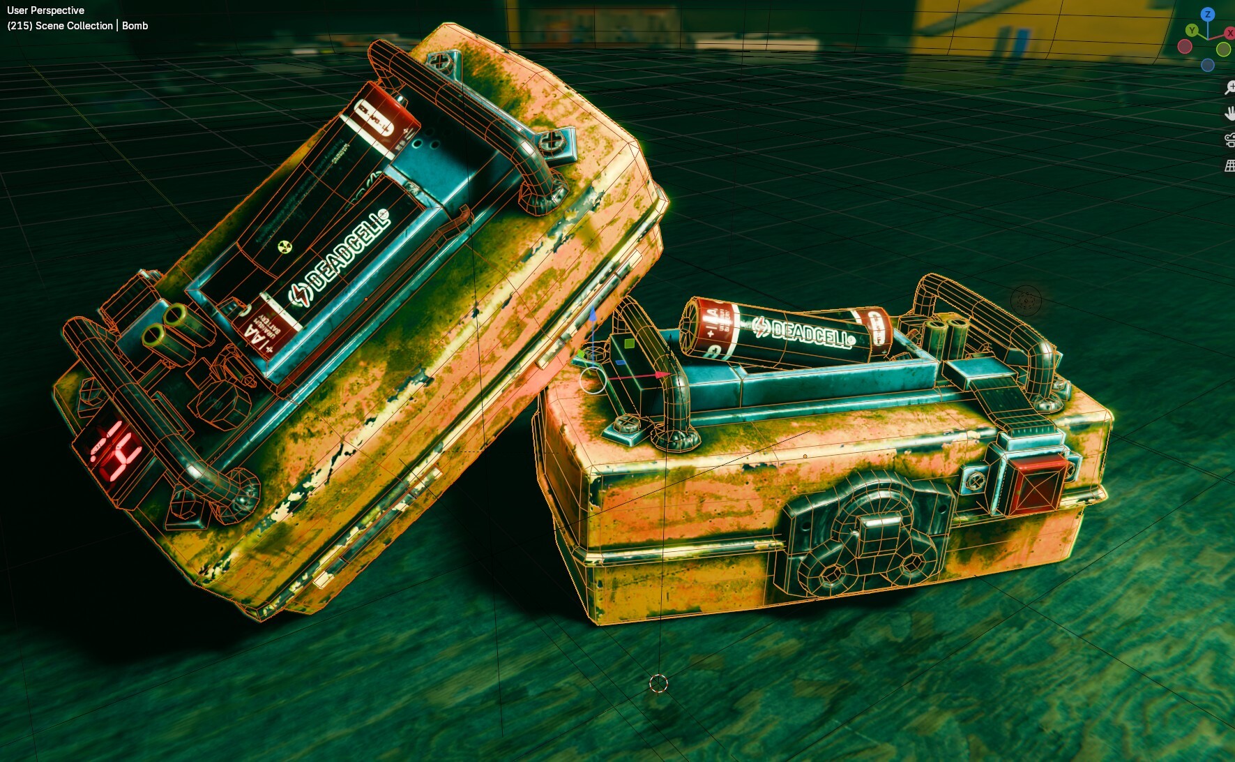 James Quick - Game Ready Fallout style Bomb