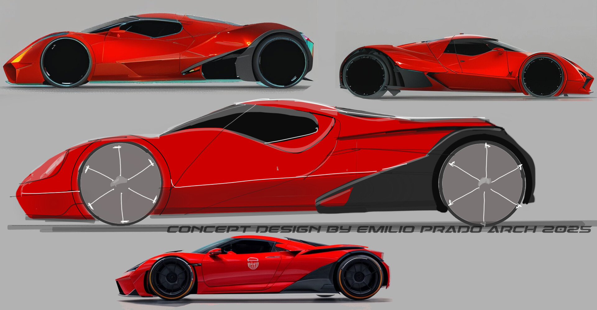 ArtStation - B089 Concept Car Design