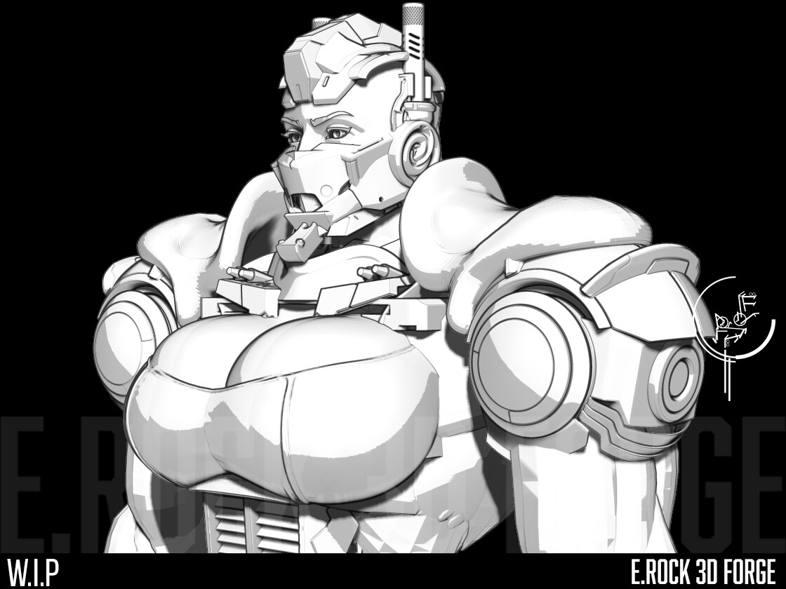 ArtStation - Mech Female II – Torso