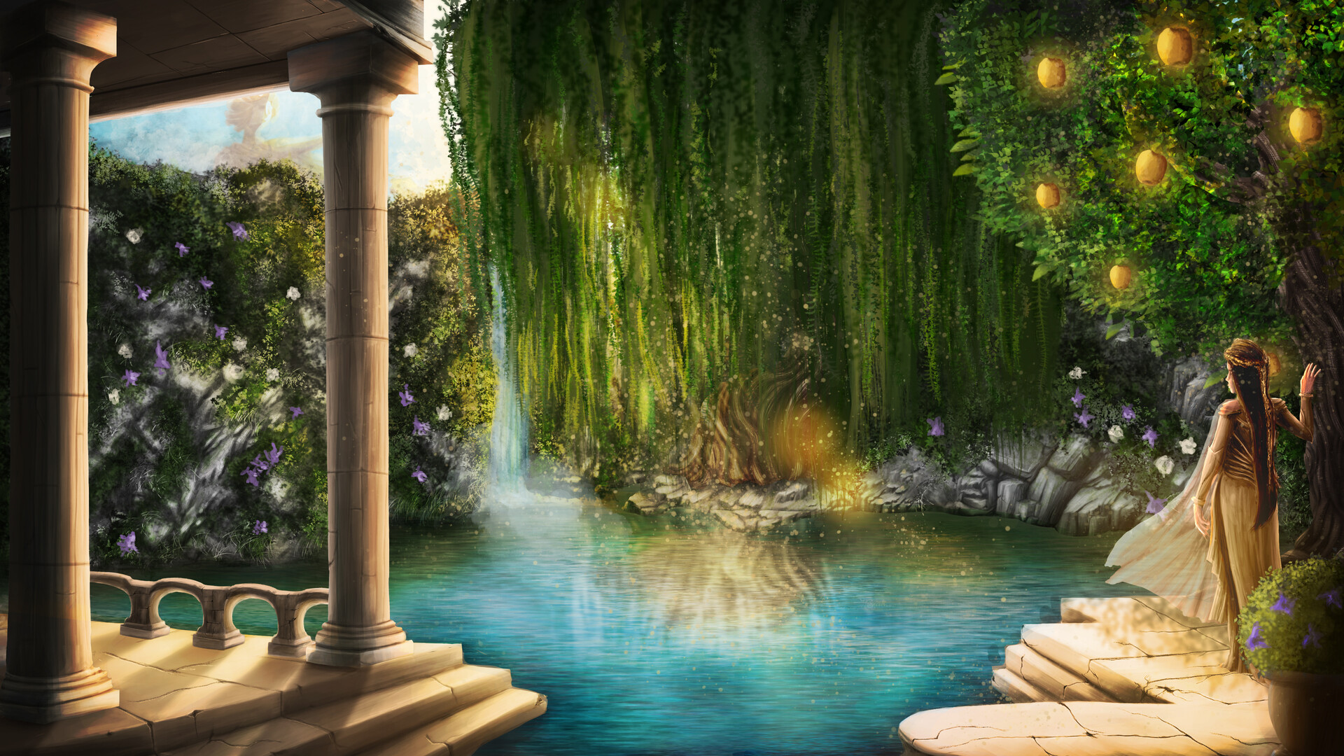 ArtStation - Hesperides Garden