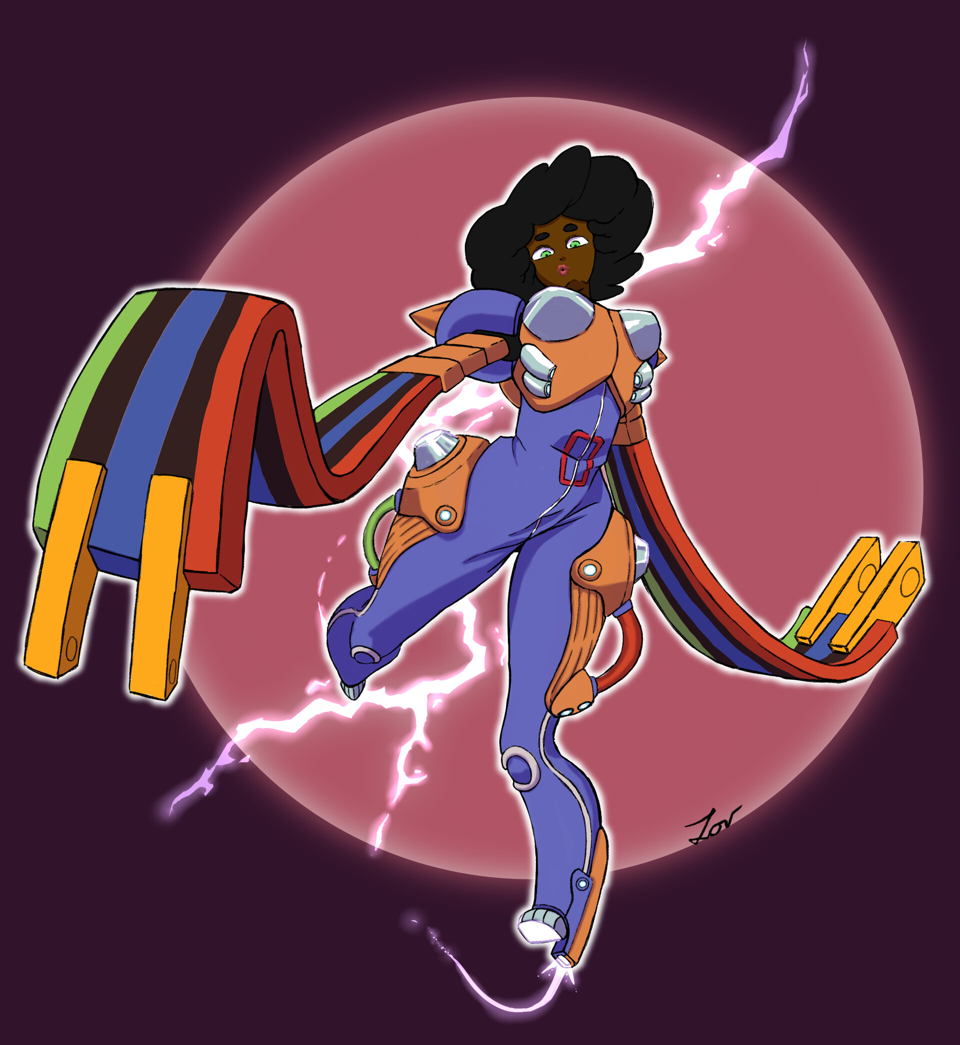 ArtStation - Shocking Girl Concept