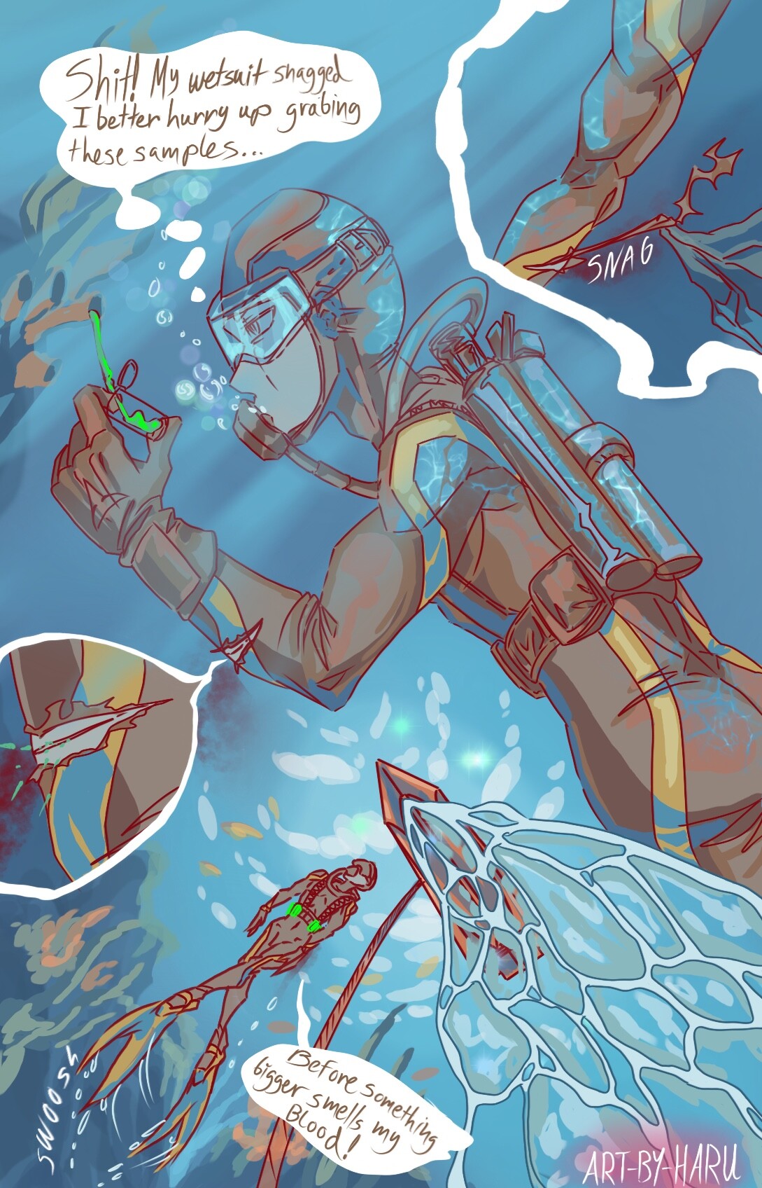 ArtStation - The SURGE Comic PG 1(Design)