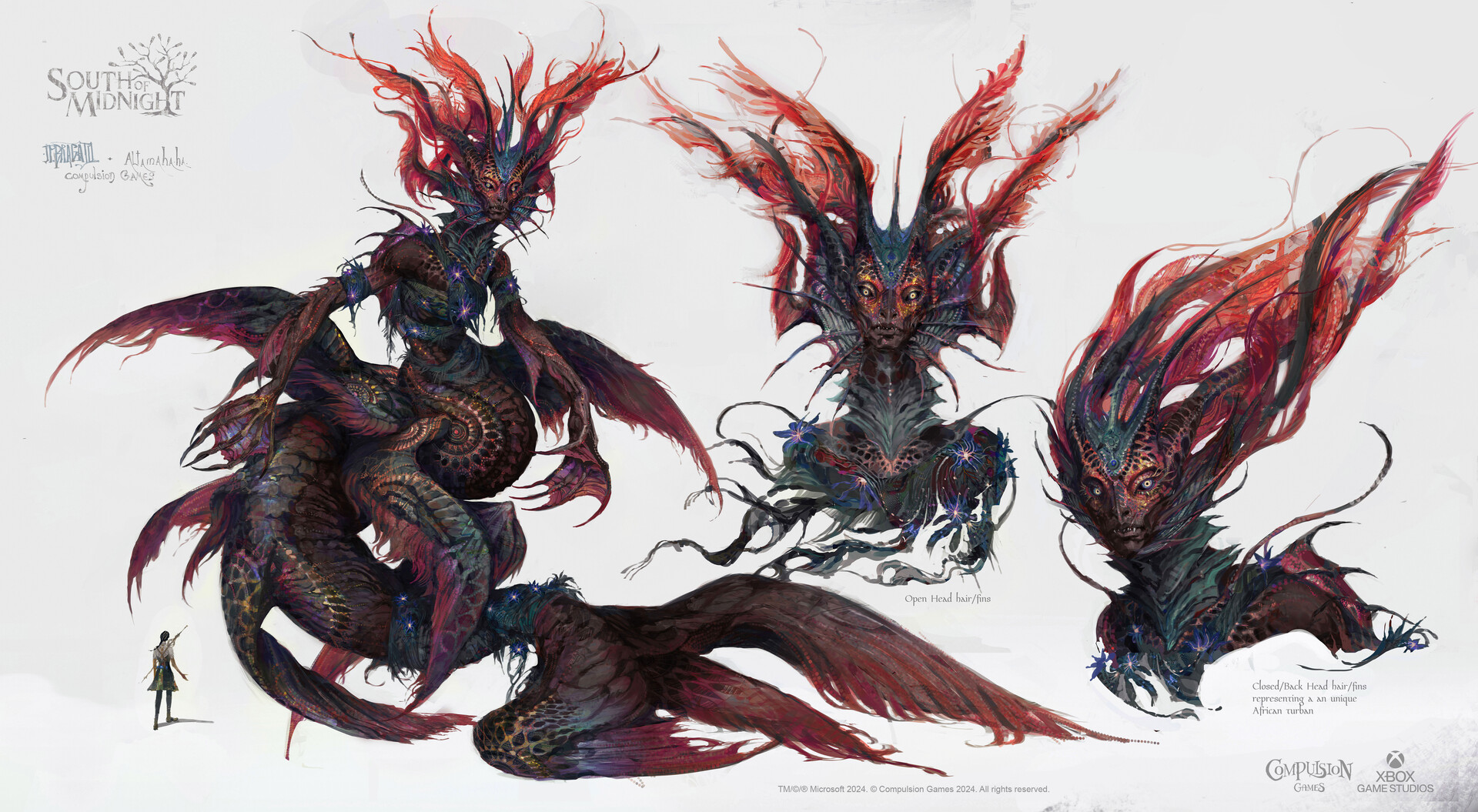 ArtStation - Altamahaha Creature Design - South of Midnight