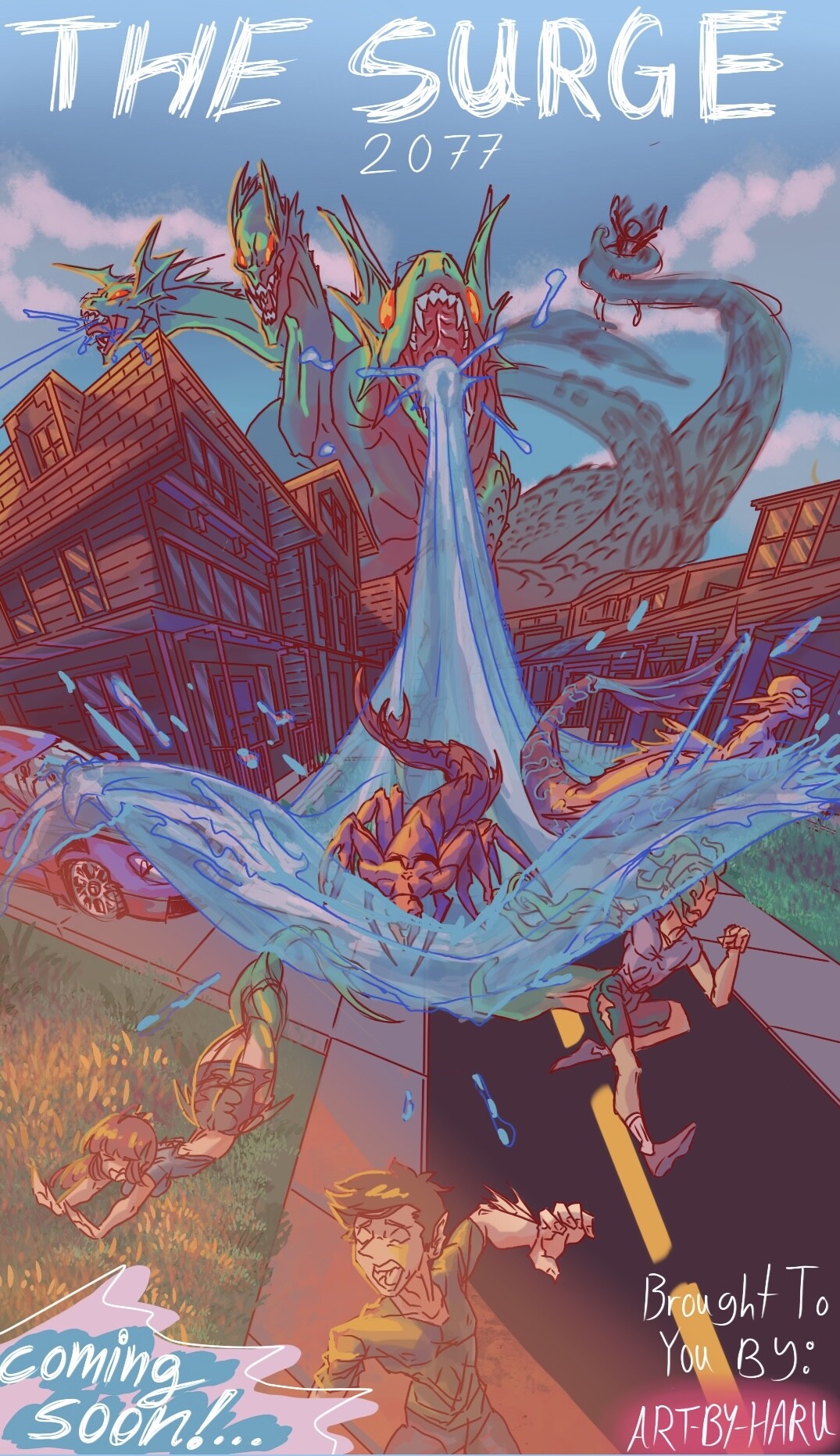 ArtStation - The SURGE Comic Cover Art