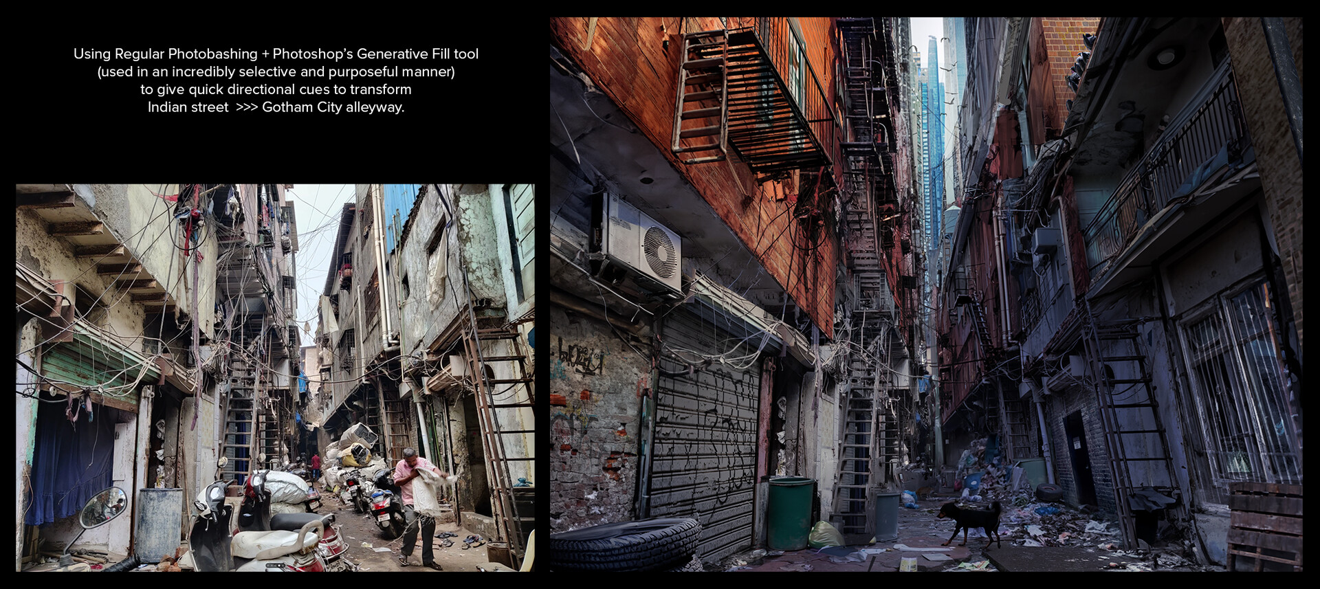 ArtStation - Gotham Alleyway