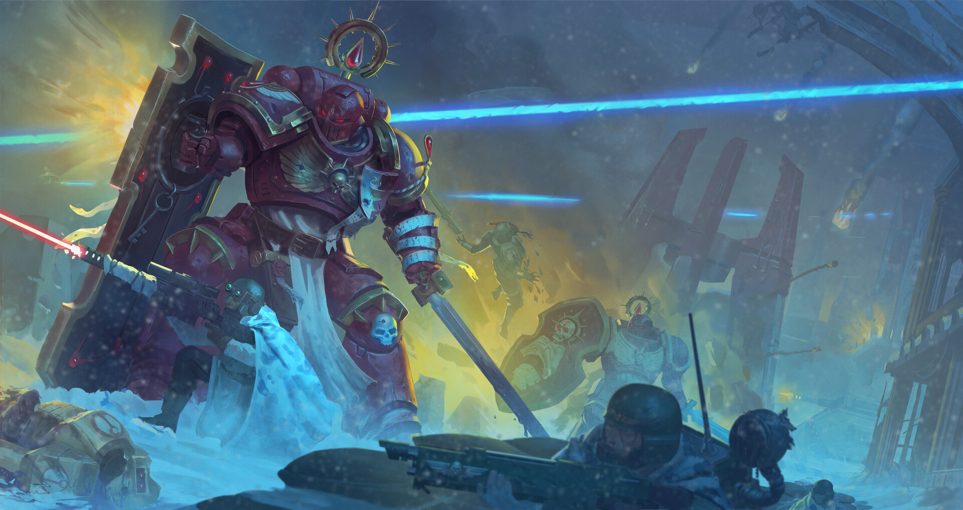 ArtStation - Blood Angel Blade guards