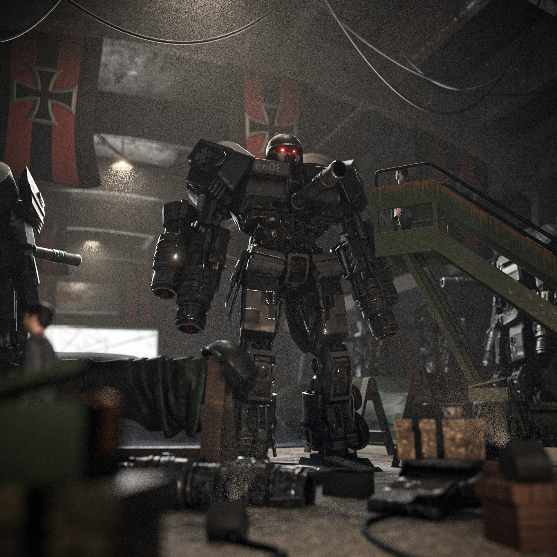 ArtStation - Diesel Punk Transformer