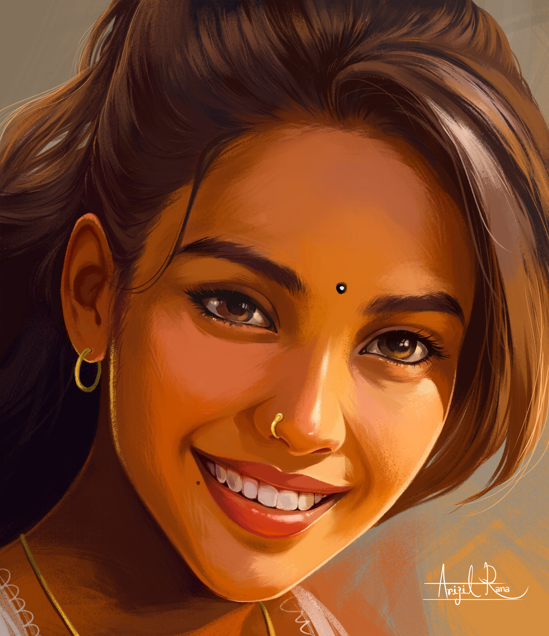 ArtStation - Create a new portrait art..so i hope you like this portrait