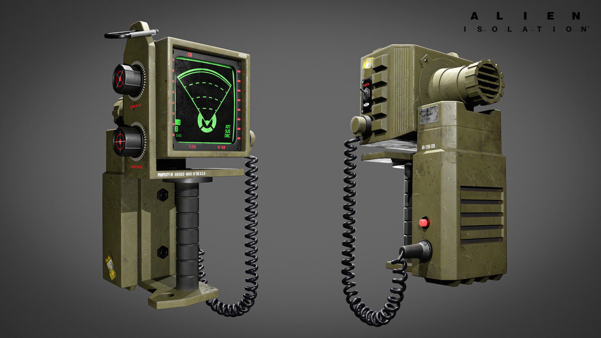 ArtStation - Motion Tracker | Alien Isolation Fan Art