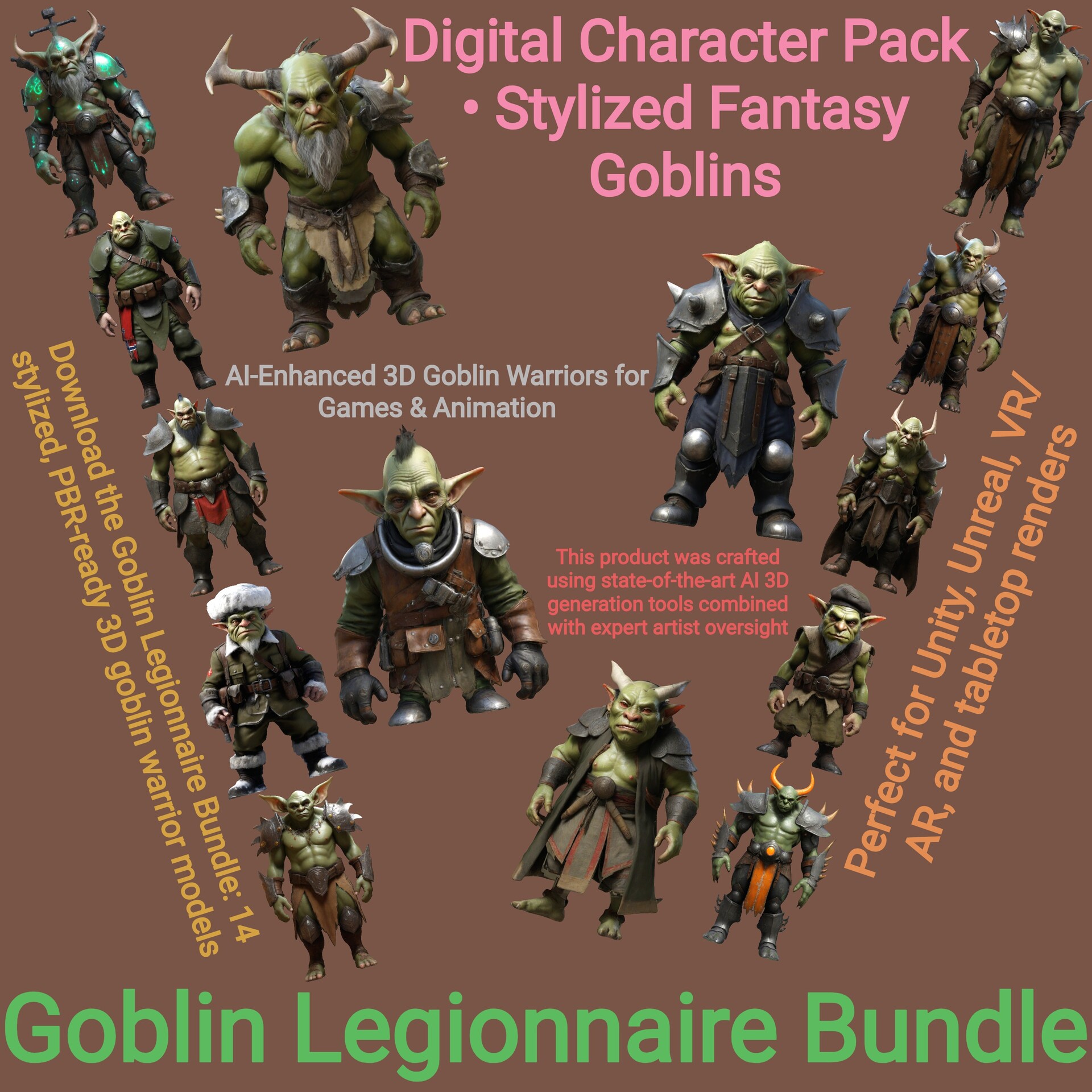 ArtStation - Goblin Legionnaire Bundle 3D Model