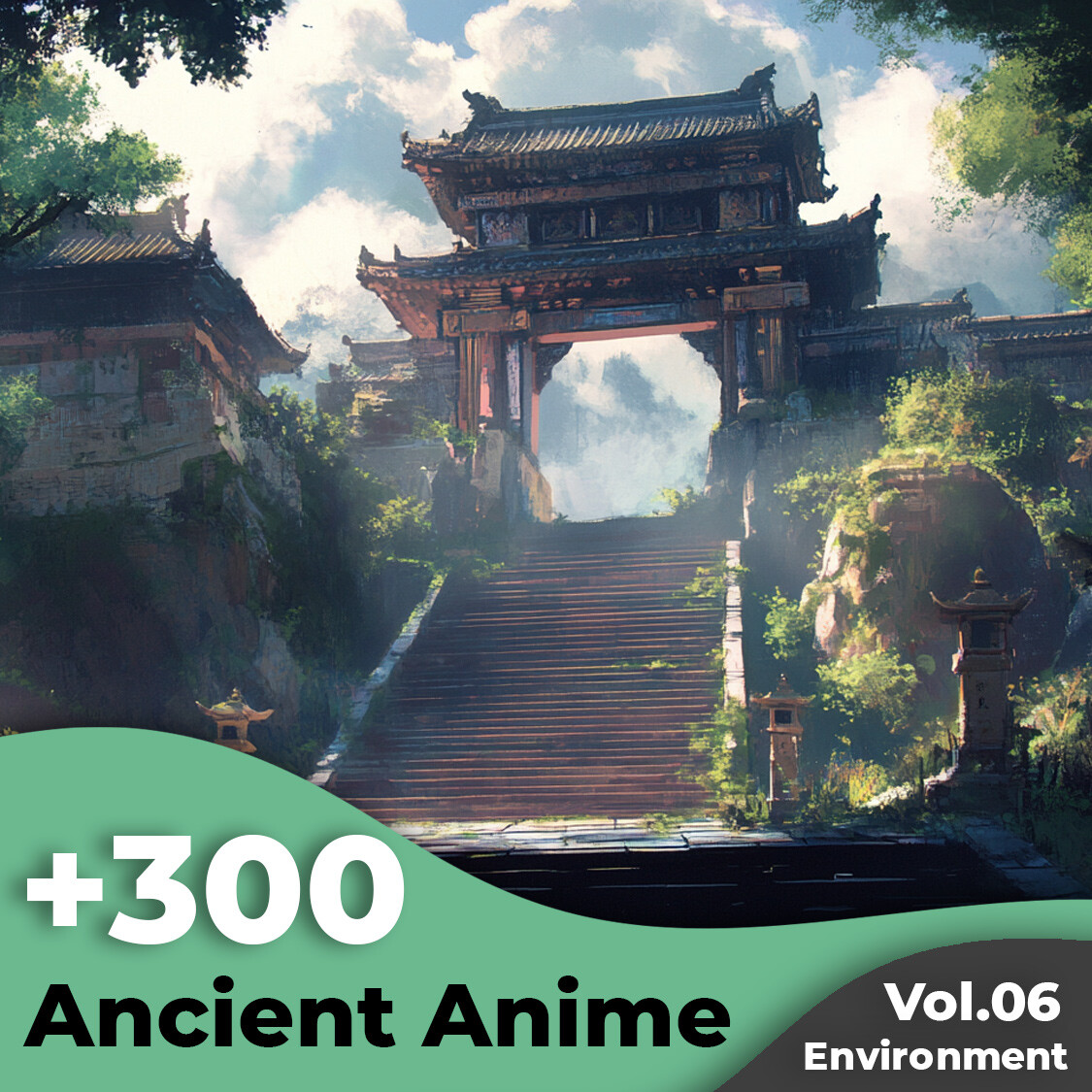 ArtStation - +300 Ancient Anime Environment Reference (4k)