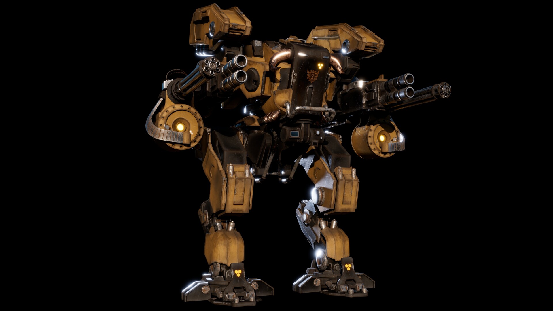ArtStation - Heavy Mech – Real-Time 3D Model