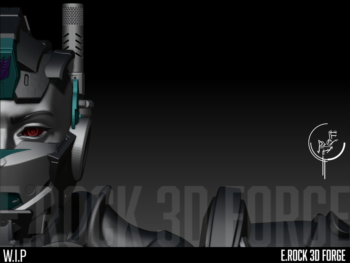 EROCK 3D FORGE - Mech Female II Ver. 2 – Transformer Inspired