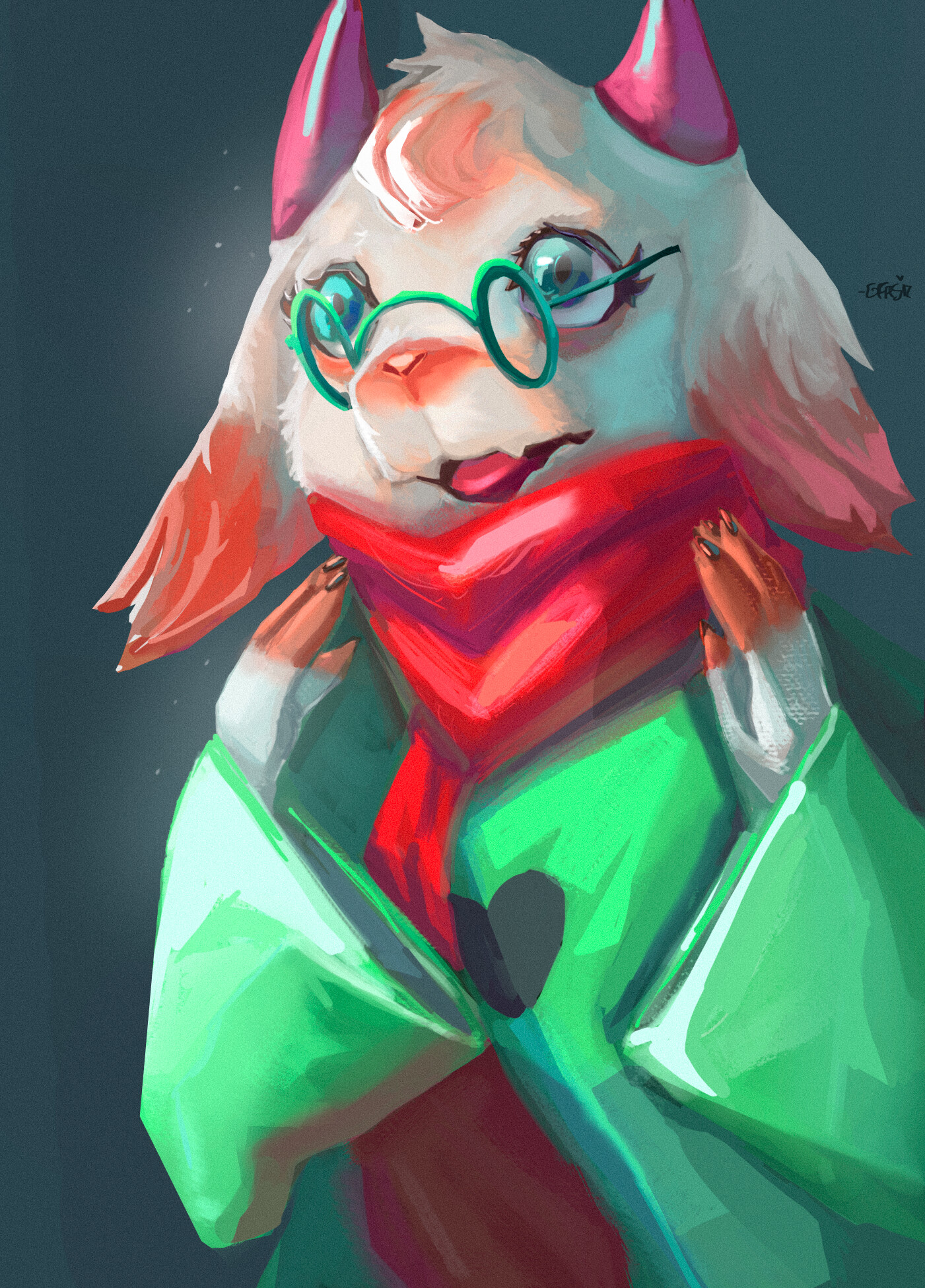 ArtStation - Ralsei from Deltarune