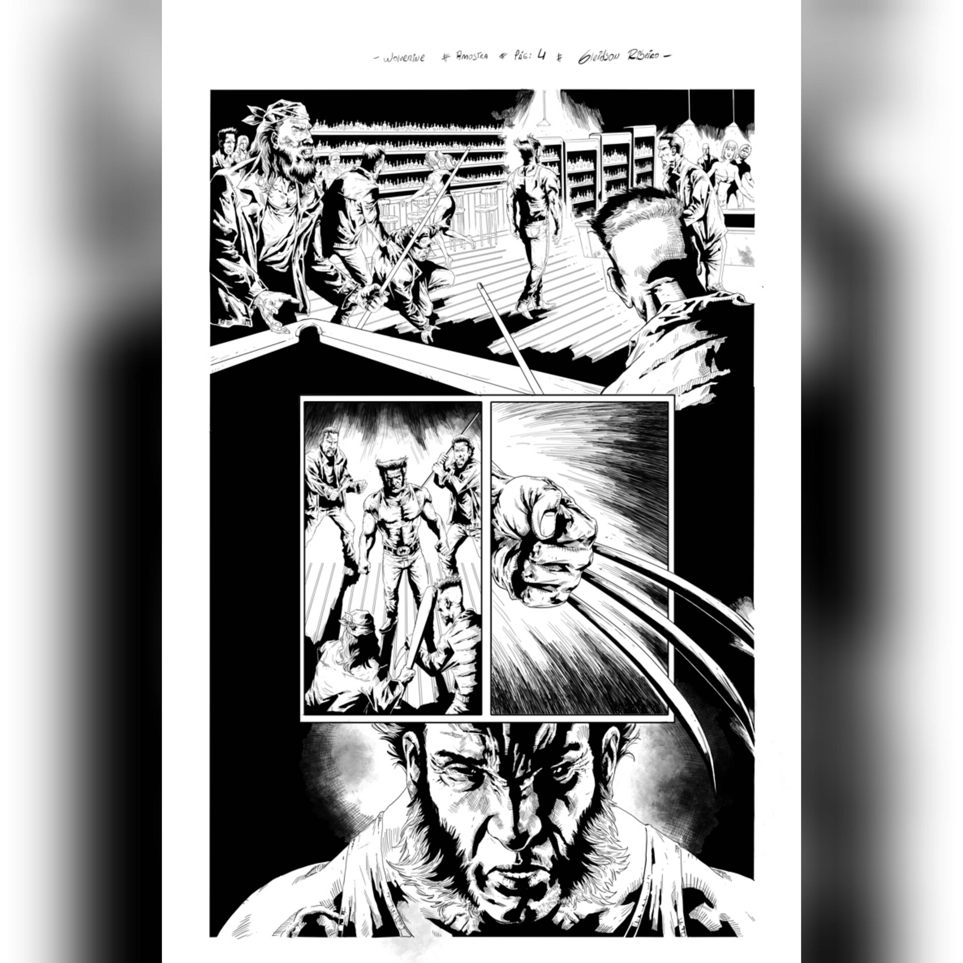 ArtStation - WOLVERINE - Sequential sample page 4