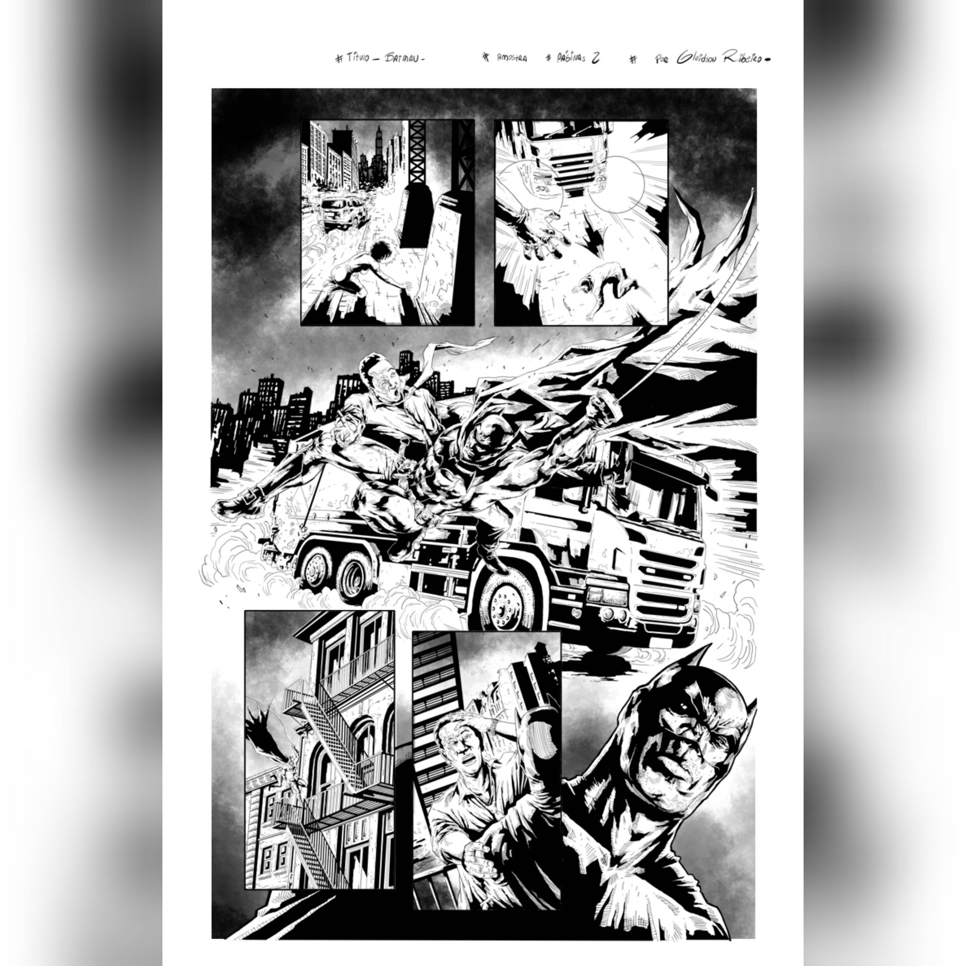 ArtStation - BATMAN - sequential sample page 2