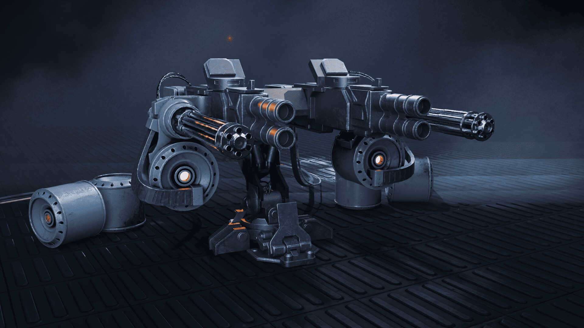 ArtStation - Heavy assault turret