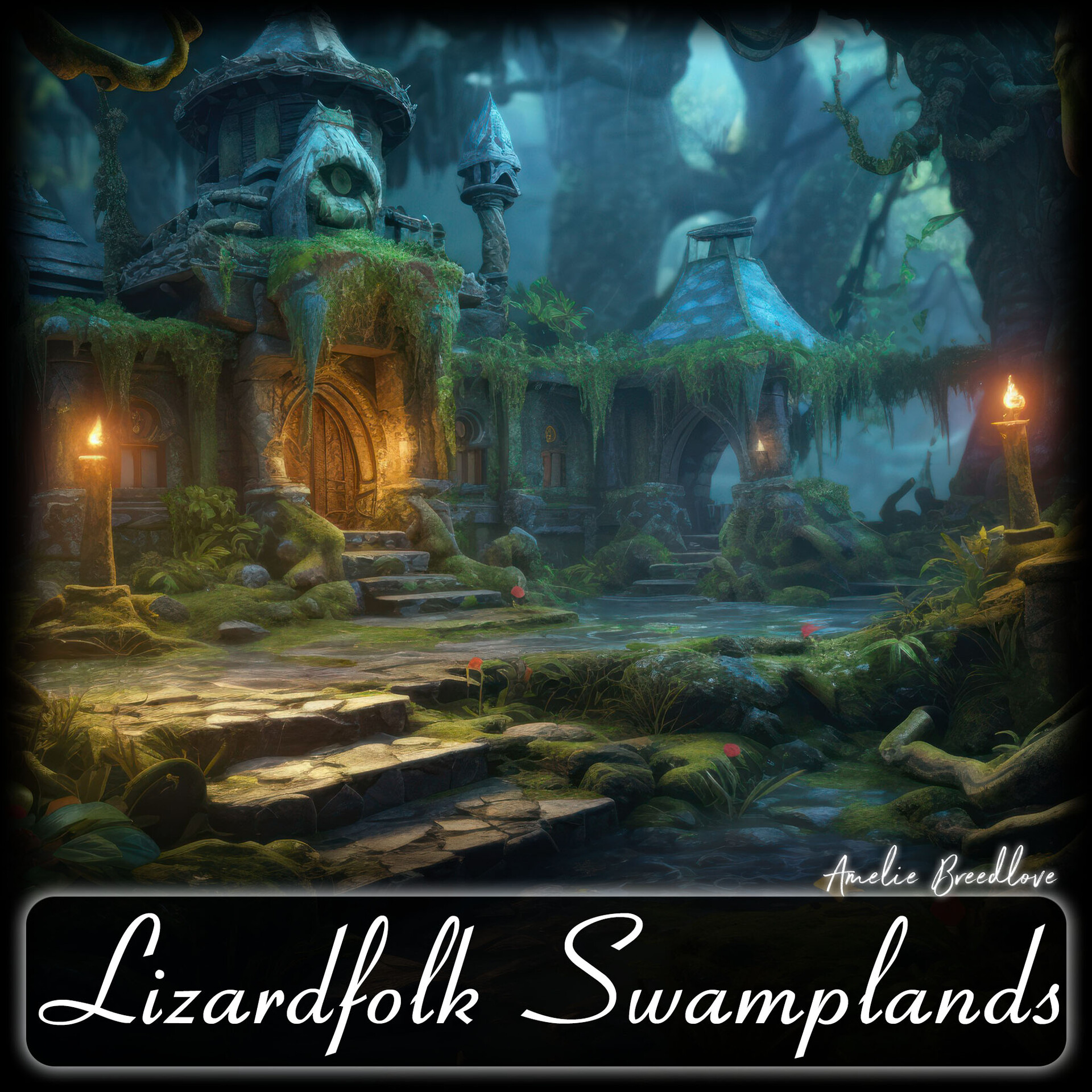 ArtStation - 250 Lizardfolk Swamplands Reference Pack | 4K | v.39
