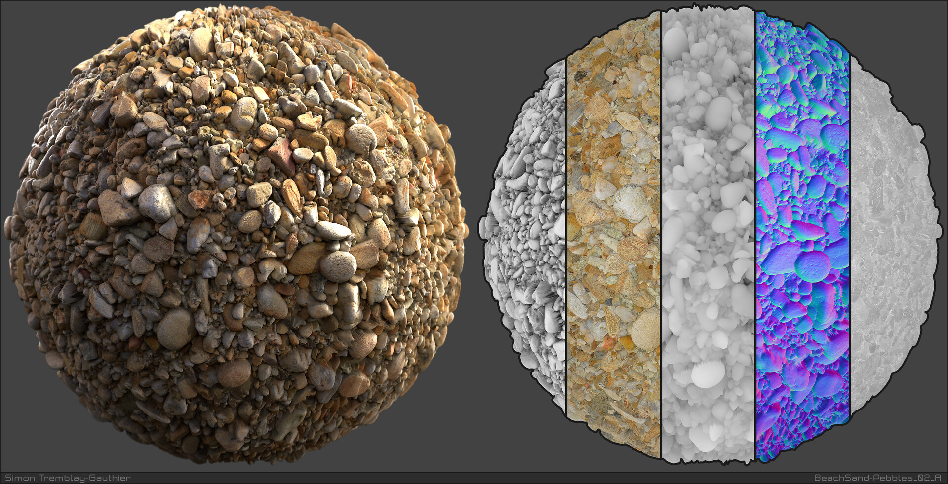 Simon Tremblay Gauthier - Beach Sand Pebbles 02