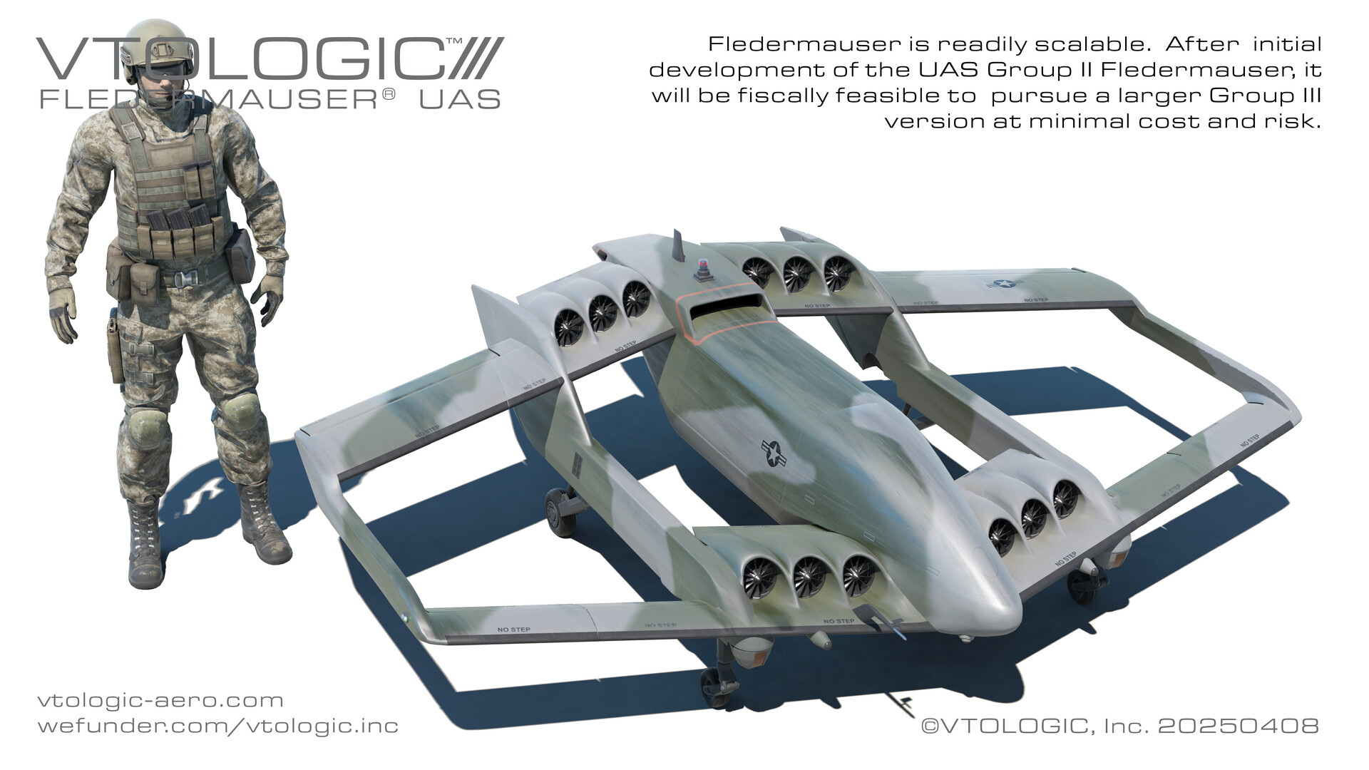 PAN SPATIAL Aerospace Concept Design - VTOLogic, Inc. FLEDERMAUSER ...