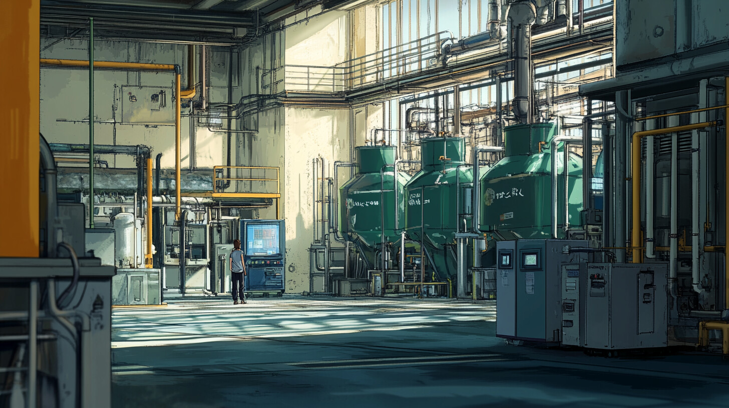 Concept Art - +300 Factory Anime Environment Reference (4k)