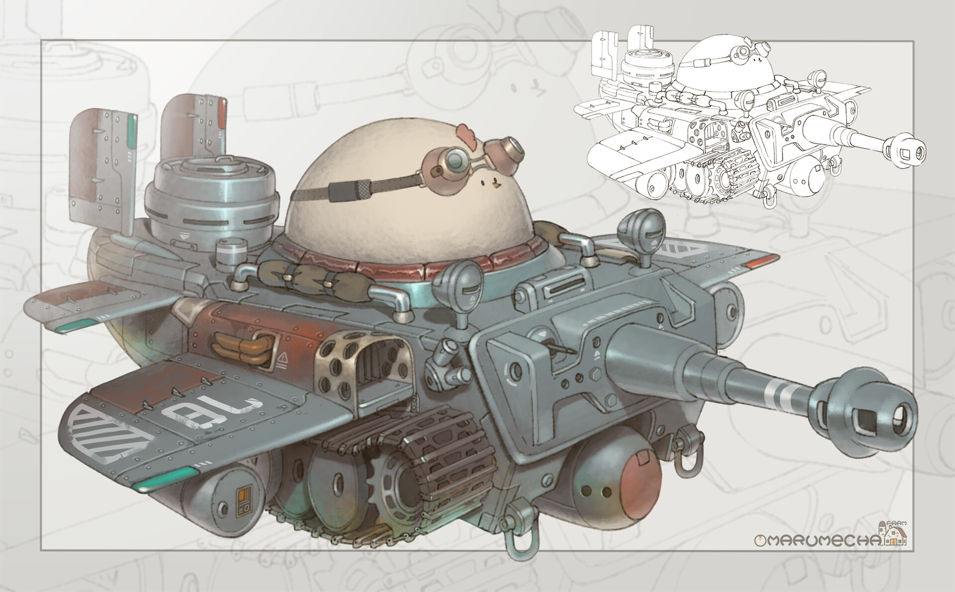 ArtStation - Tank Plane