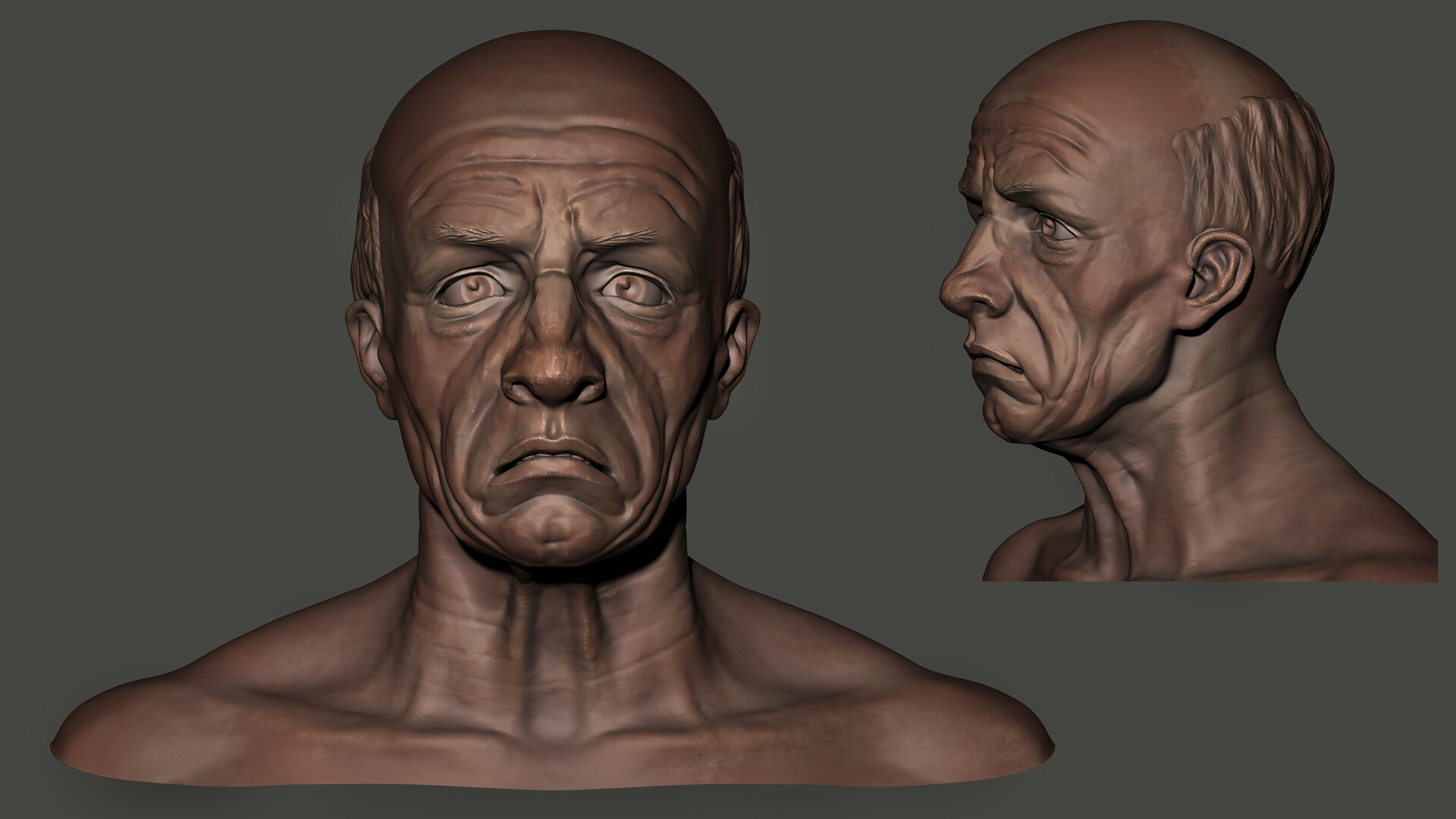 ArtStation - Old Man's Head