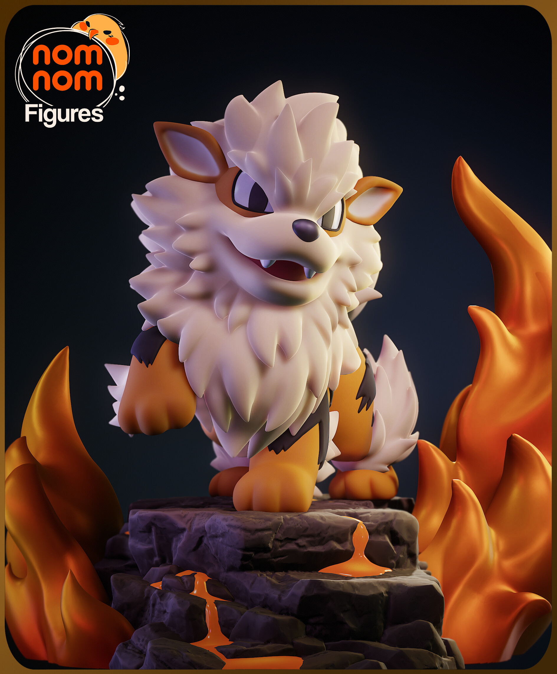 NomNom Figures - Chibi Arcanine - Pokemon