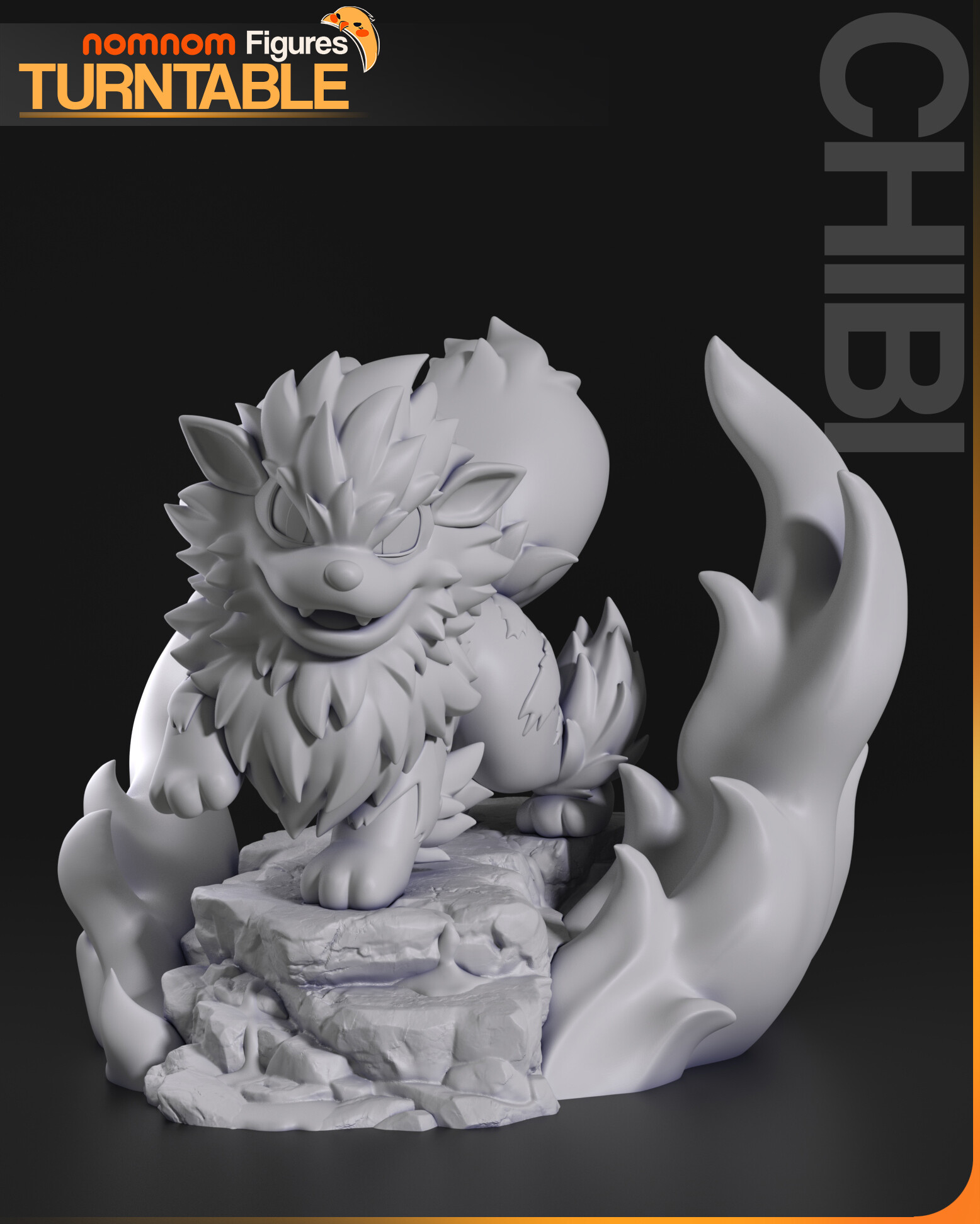 NomNom Figures - Chibi Arcanine - Pokemon