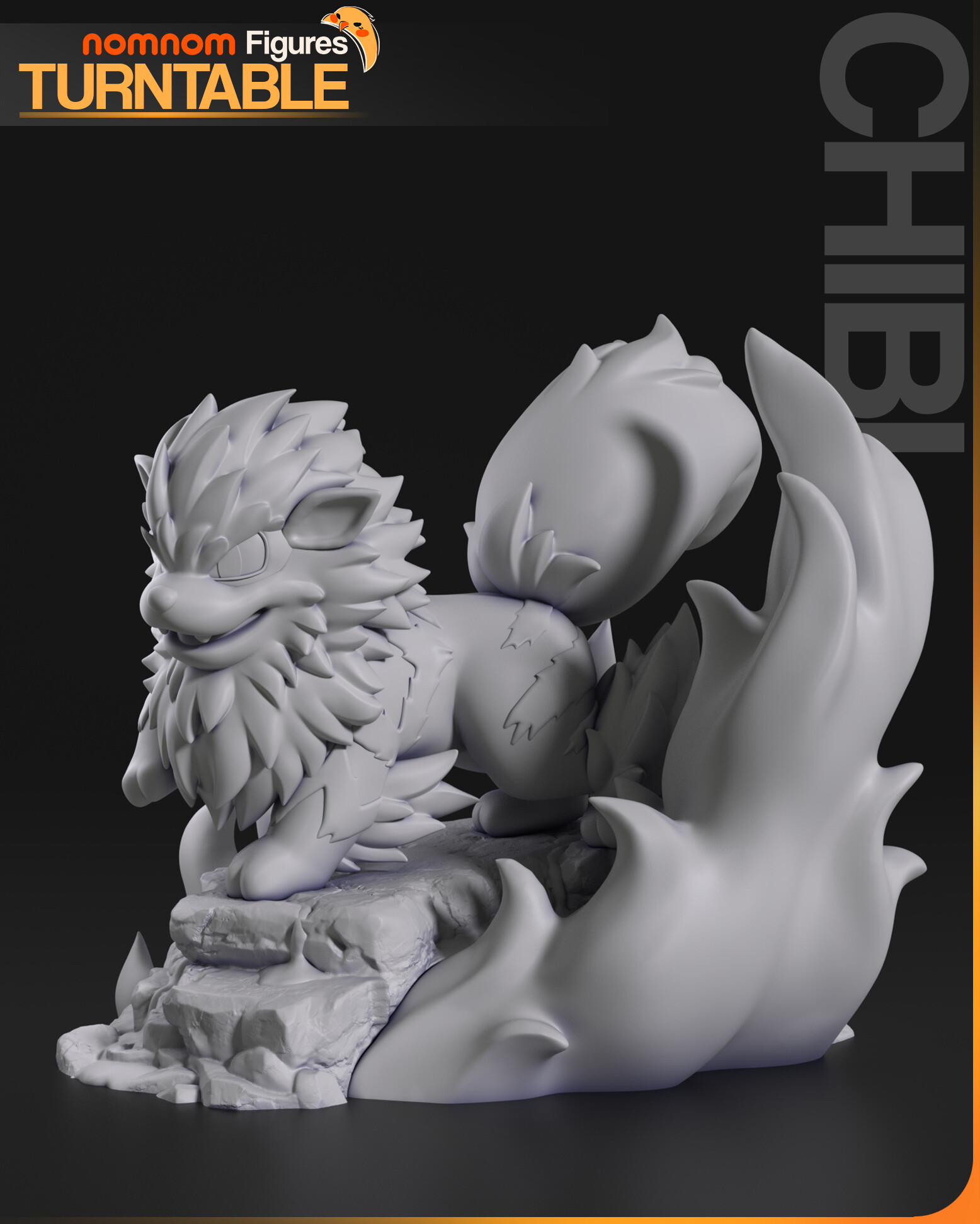 NomNom Figures - Chibi Arcanine - Pokemon