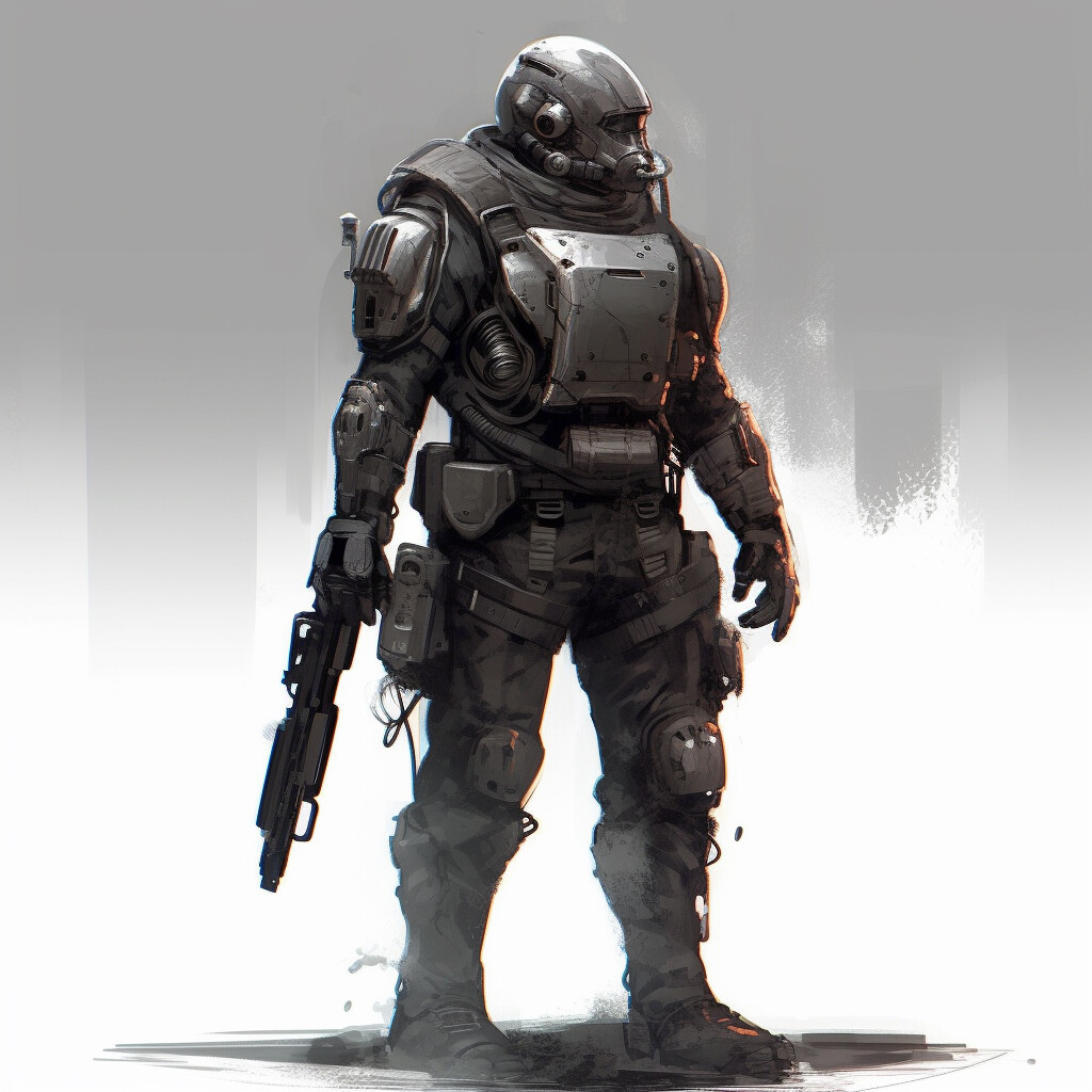 ArtStation - Soldier Wearing Full Body Armor