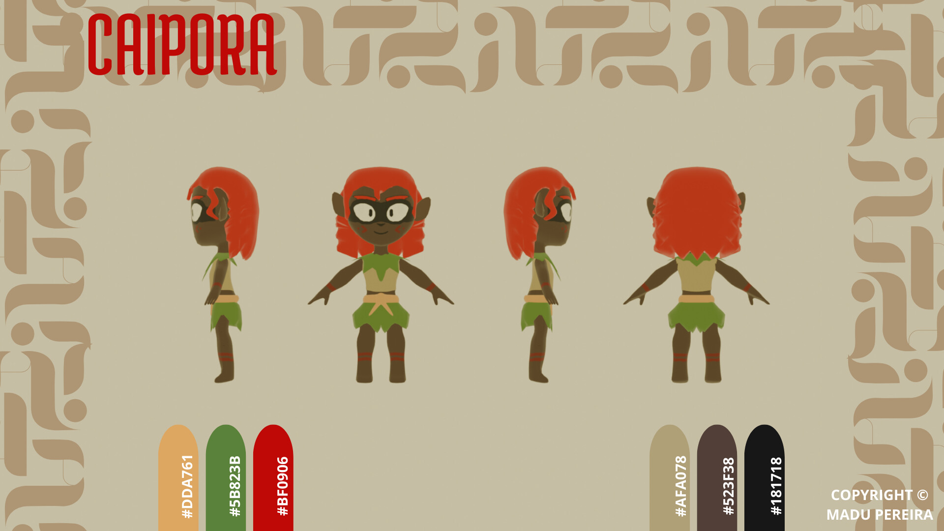 ArtStation - Caipora - 3D Character