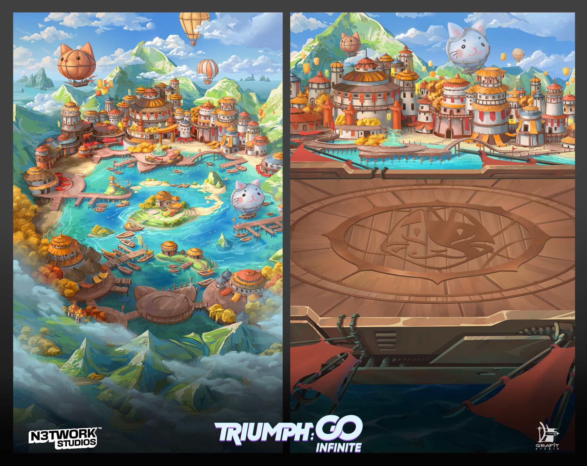 Grafit Studio - Triumph: GO Infinite – Mobile Game Environment Art