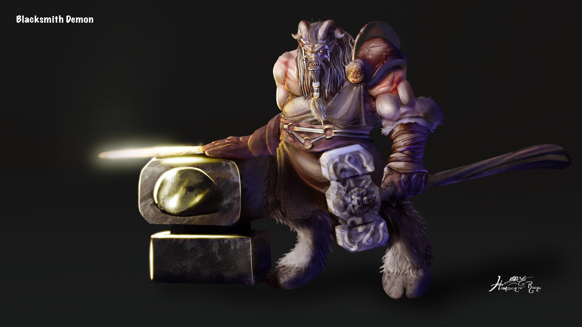 ArtStation - Demon Blacksmith