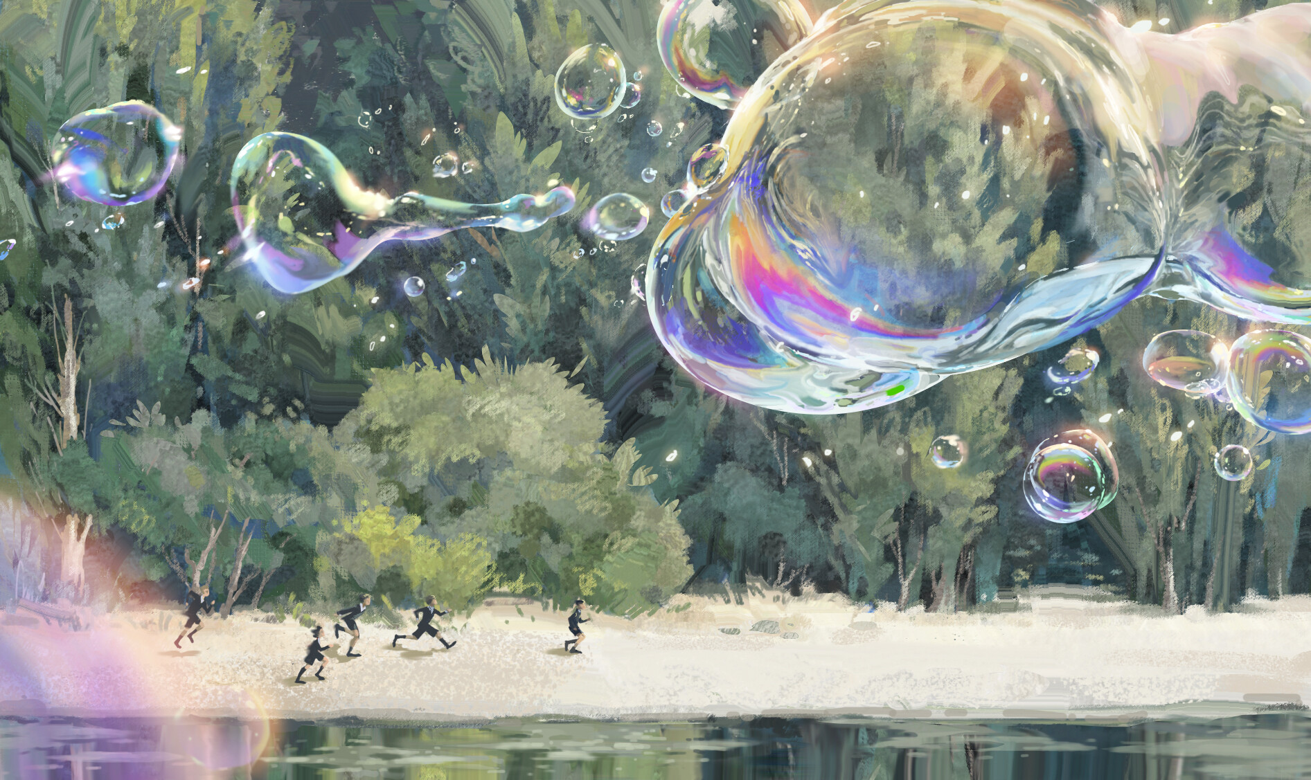 ArtStation - Chasing bubbles