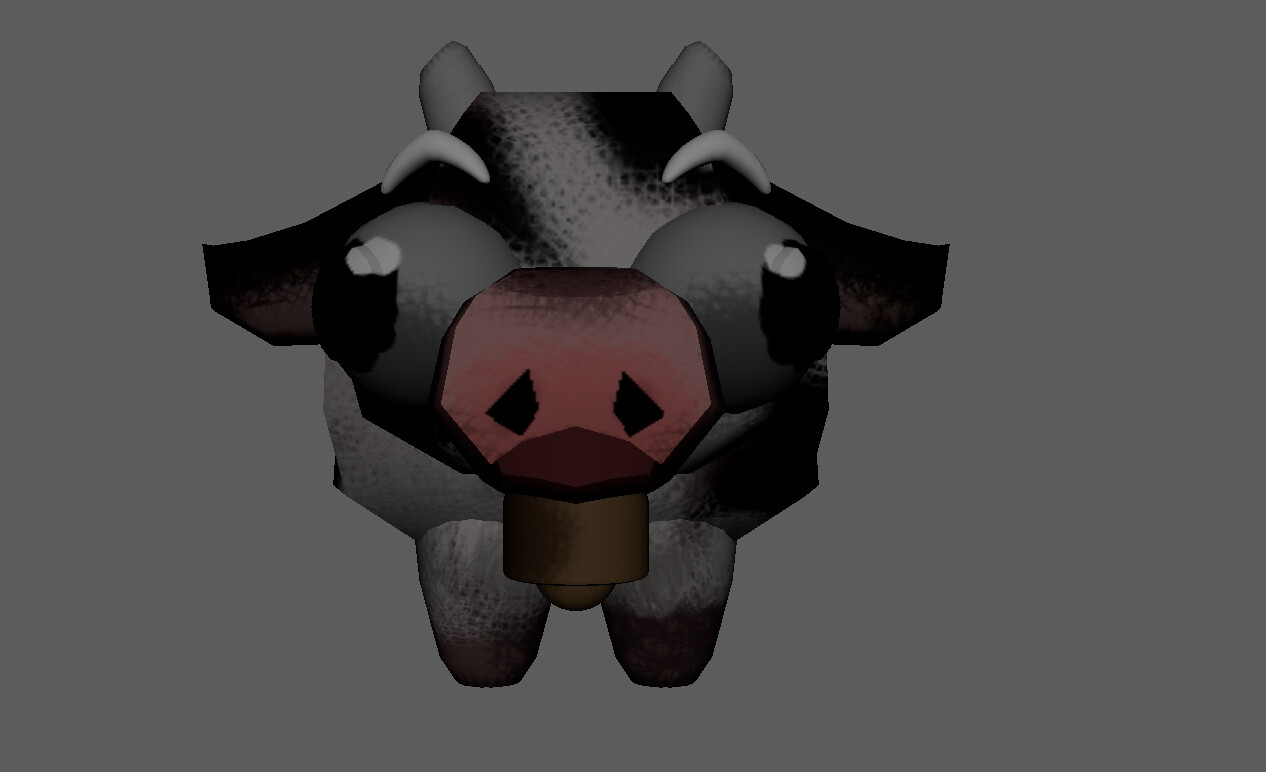 ArtStation - 3D Cow Model and Design