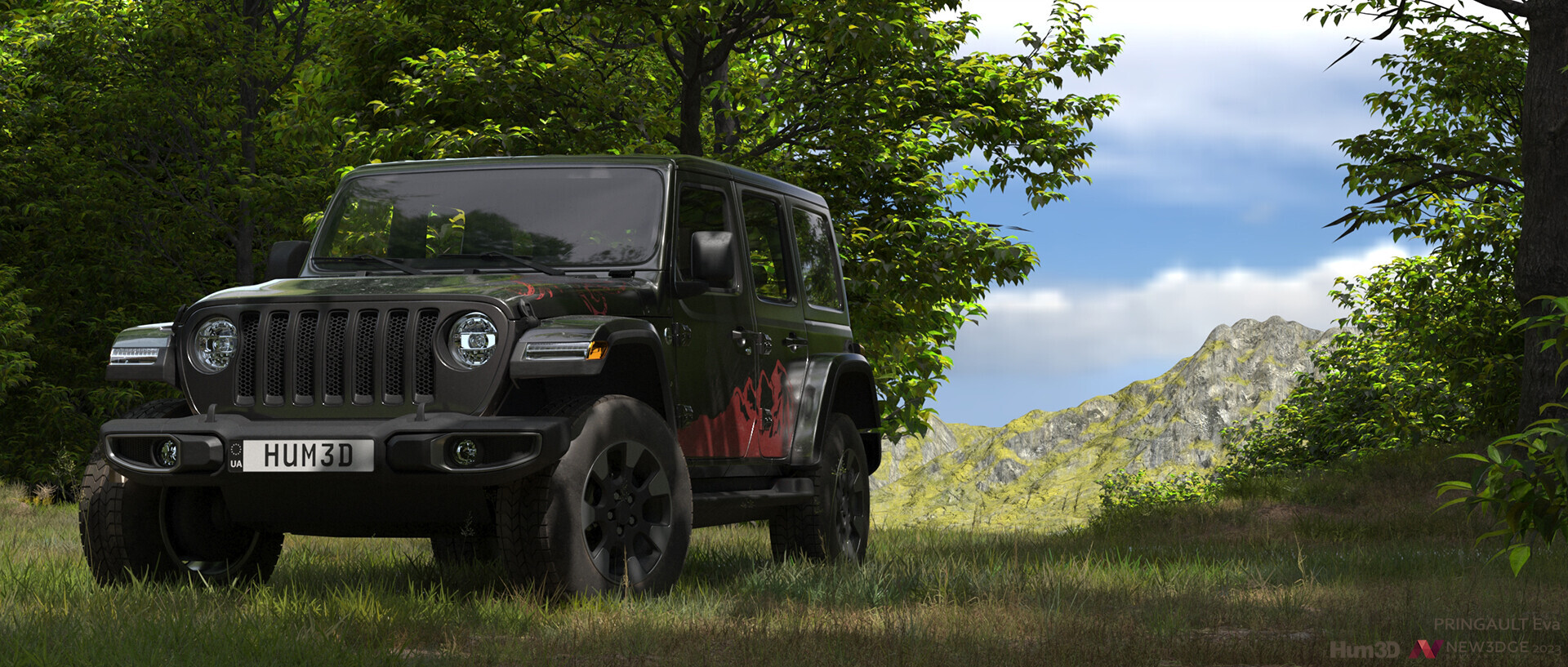 ArtStation - Jeep Wrangler