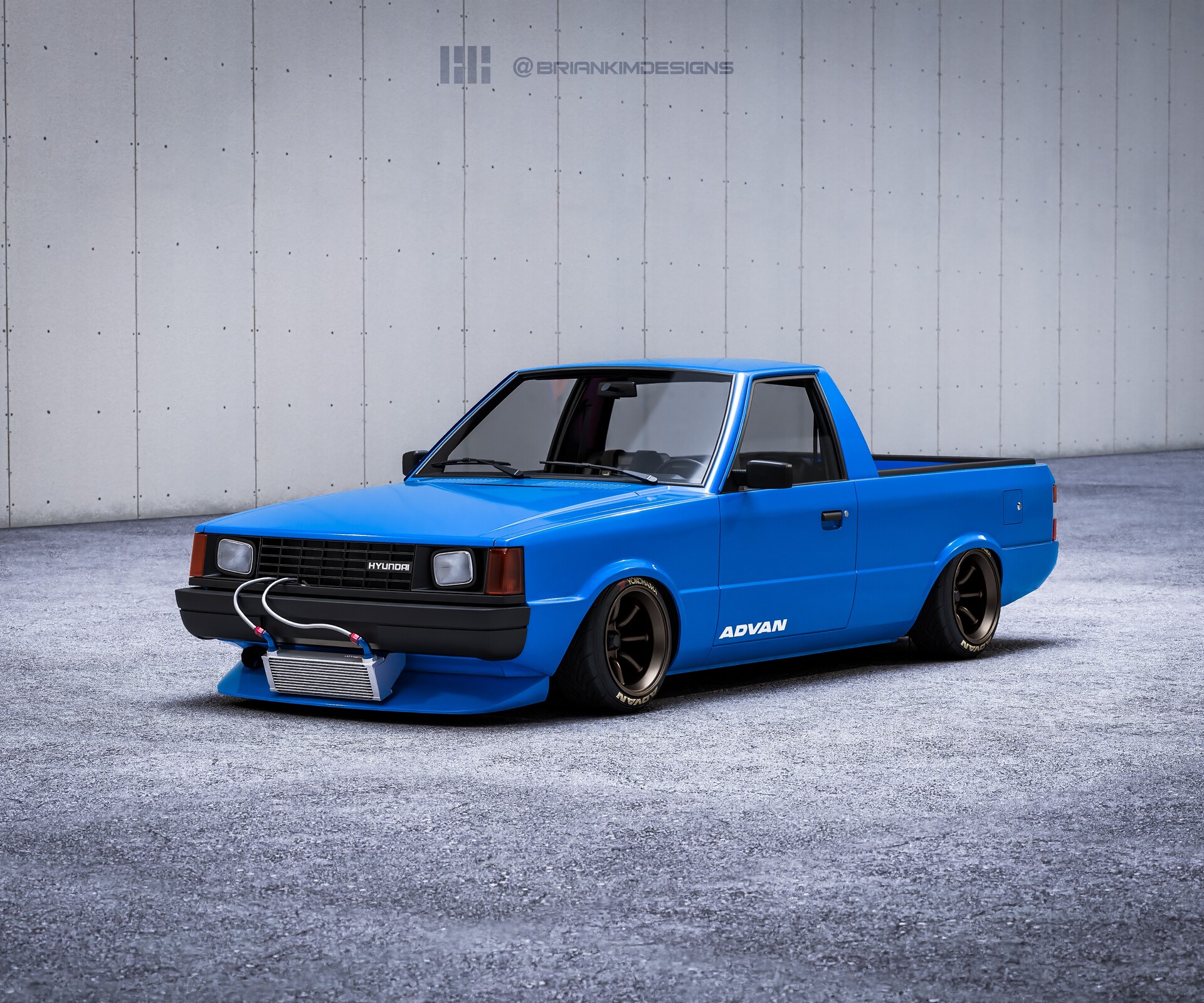 ArtStation - Hyundai Pony Pickup Shakotan