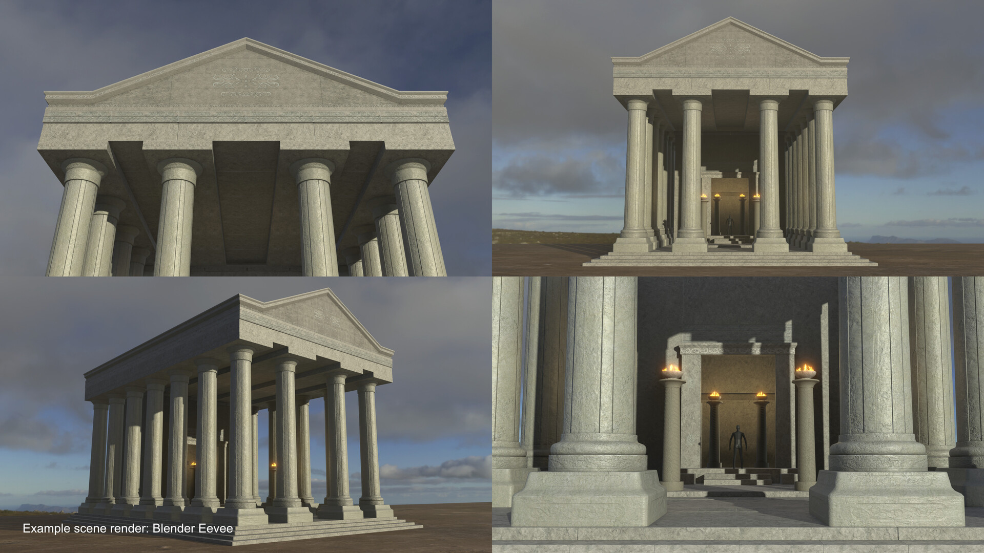 Temple Parts Pack - 3D model by JG3D (@jg-3d) [6d50401] - Sketchfab