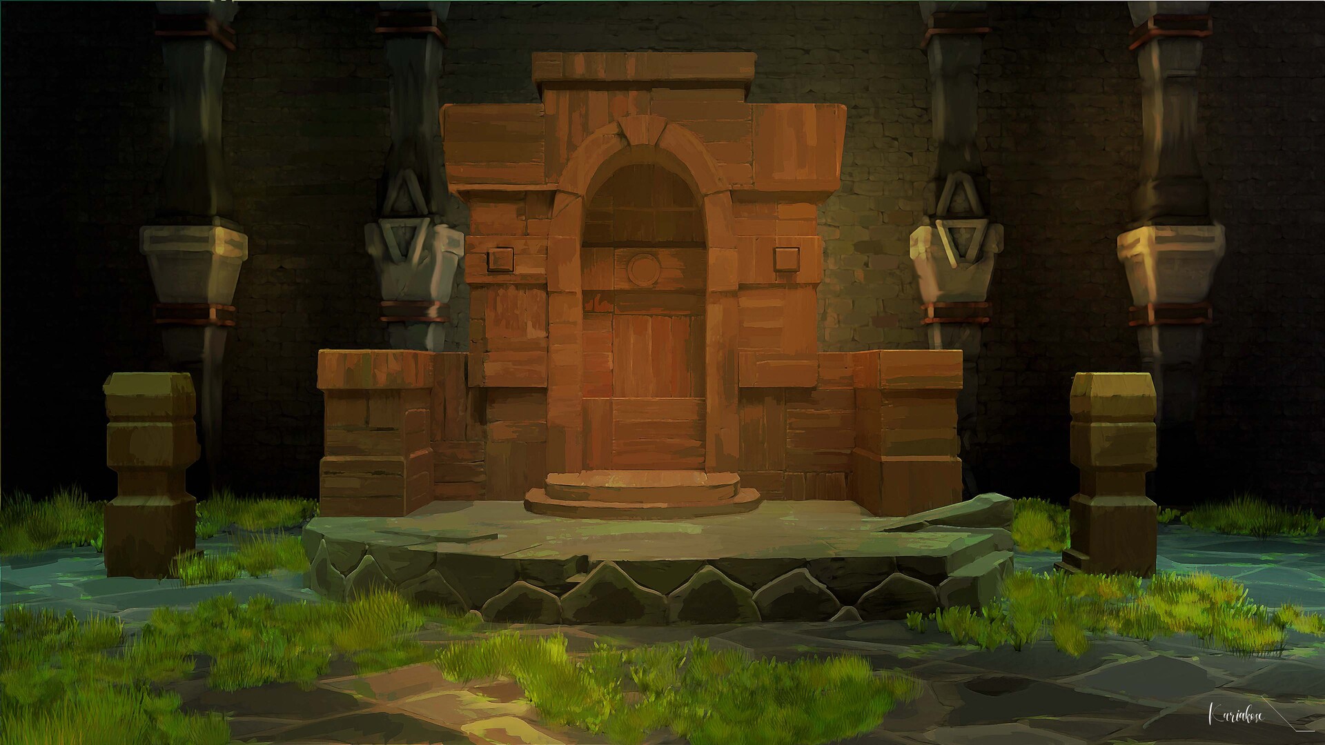 ArtStation - Stylized Environment Concept