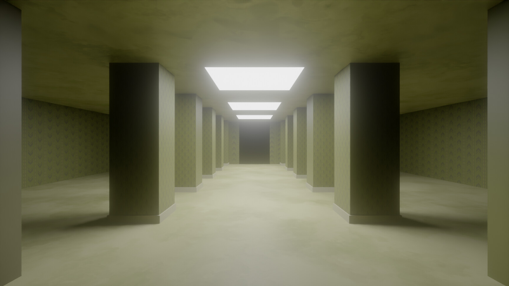 ArtStation - Terror in the backrooms⚠️ Made in Blender