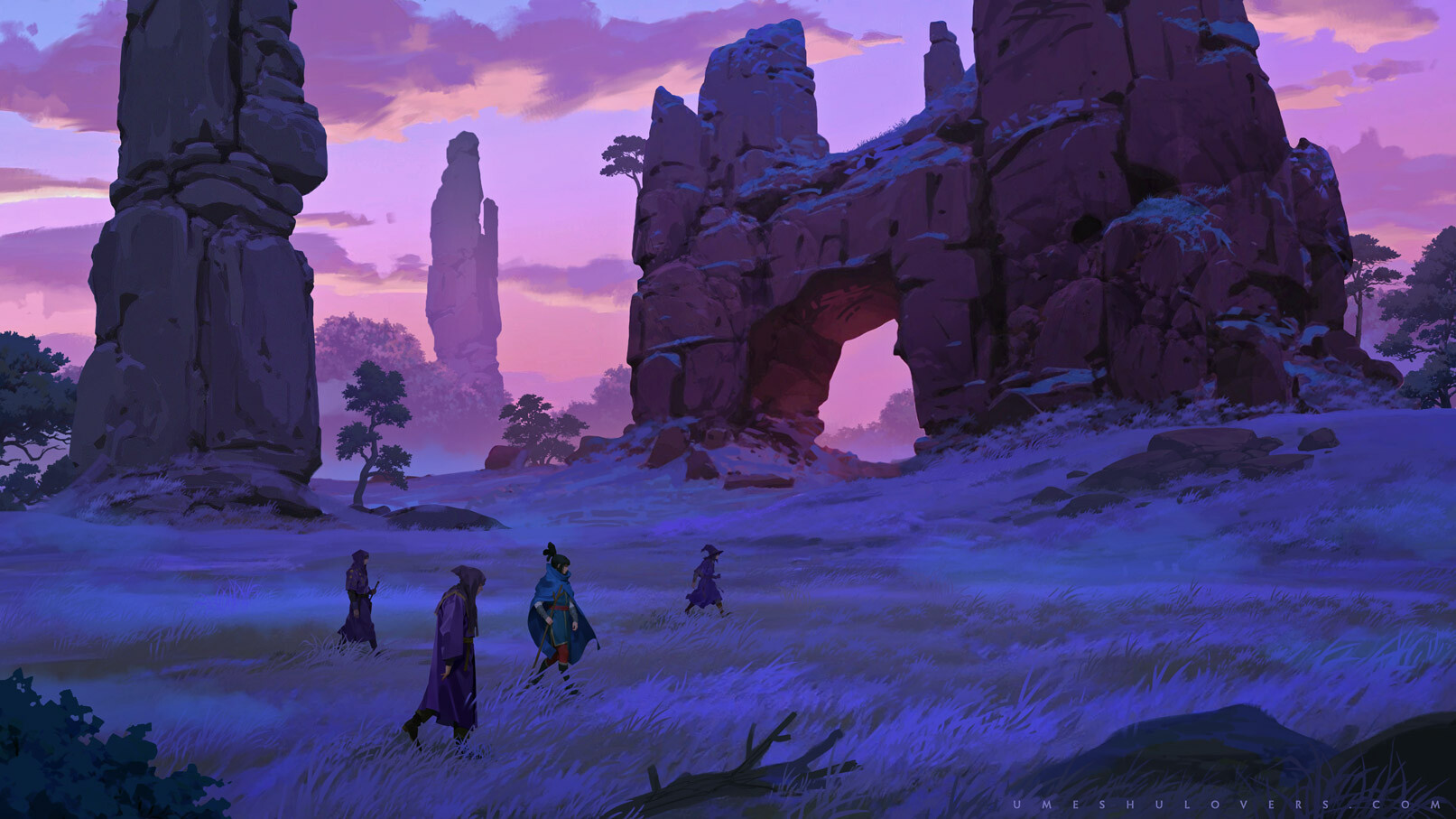 ArtStation - Forest of Liars : the dawn march
