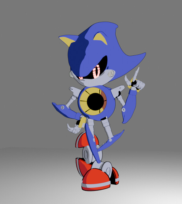 ArtStation - Metal Sonic 3D model