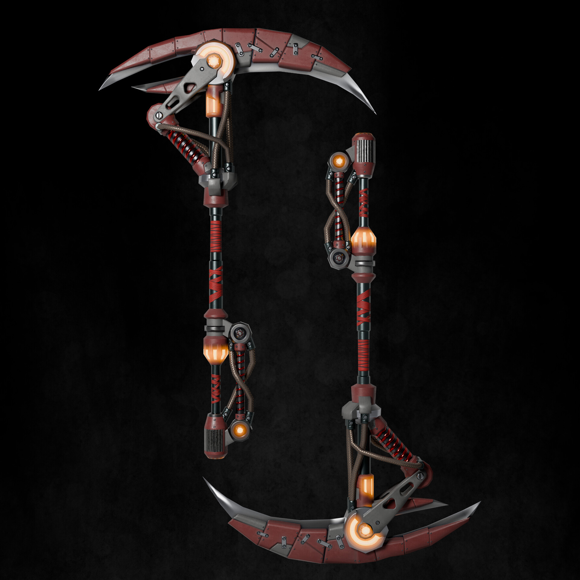 Ilya Laguzin - Cyber braid game-ready model