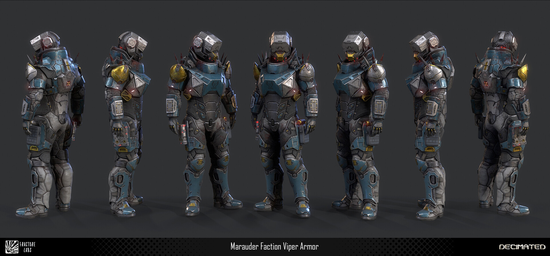 Marcelo M. Prado - 3D Game Artist - Decimated Game - Marauder Faction ...